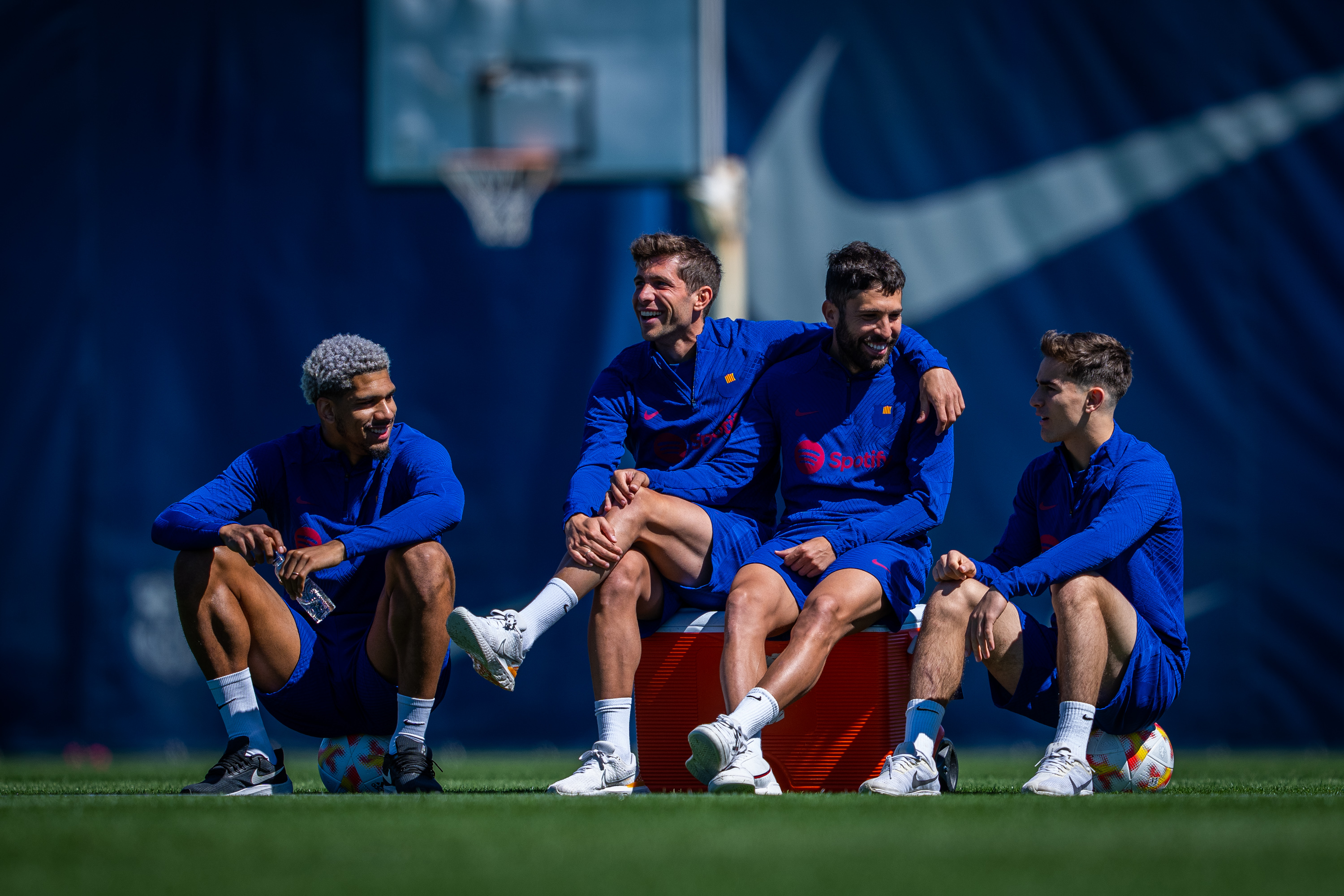 Sunday training session after win at Elche