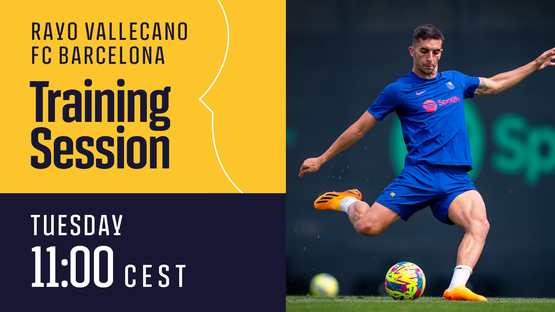 First team training ahead of Rayo Vallecano clash