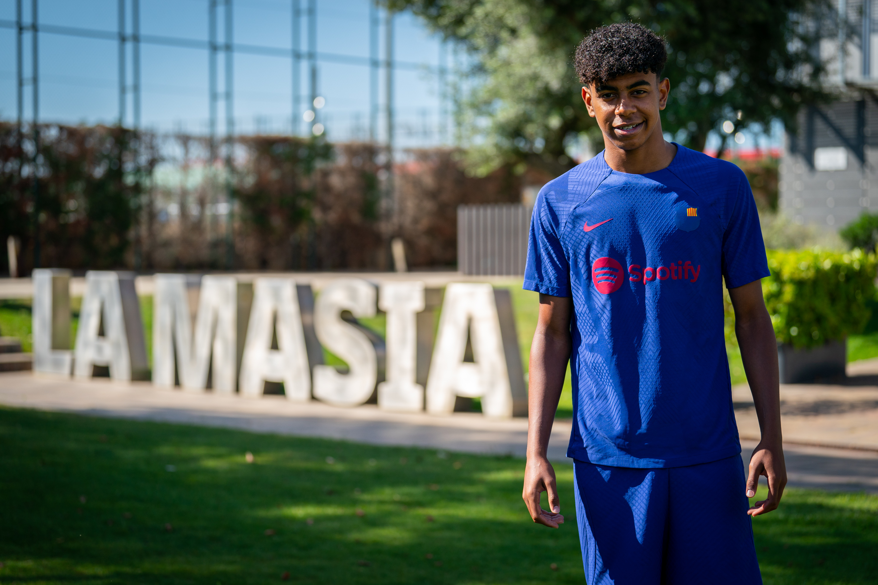 Lamine Yamal, el debutante más joven de la historia del Barça Atlètic