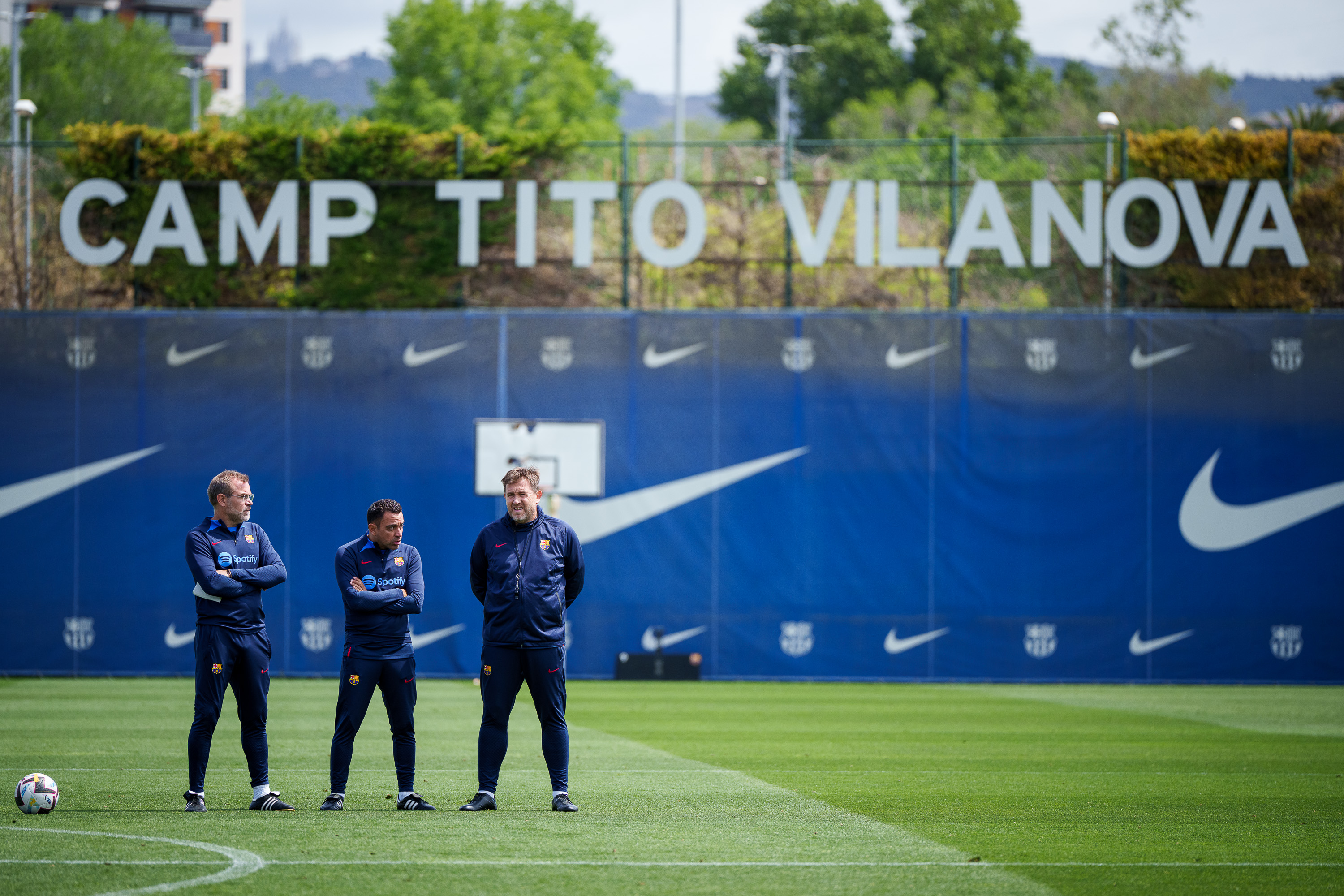 Another day's work at the Ciutat Esportiva