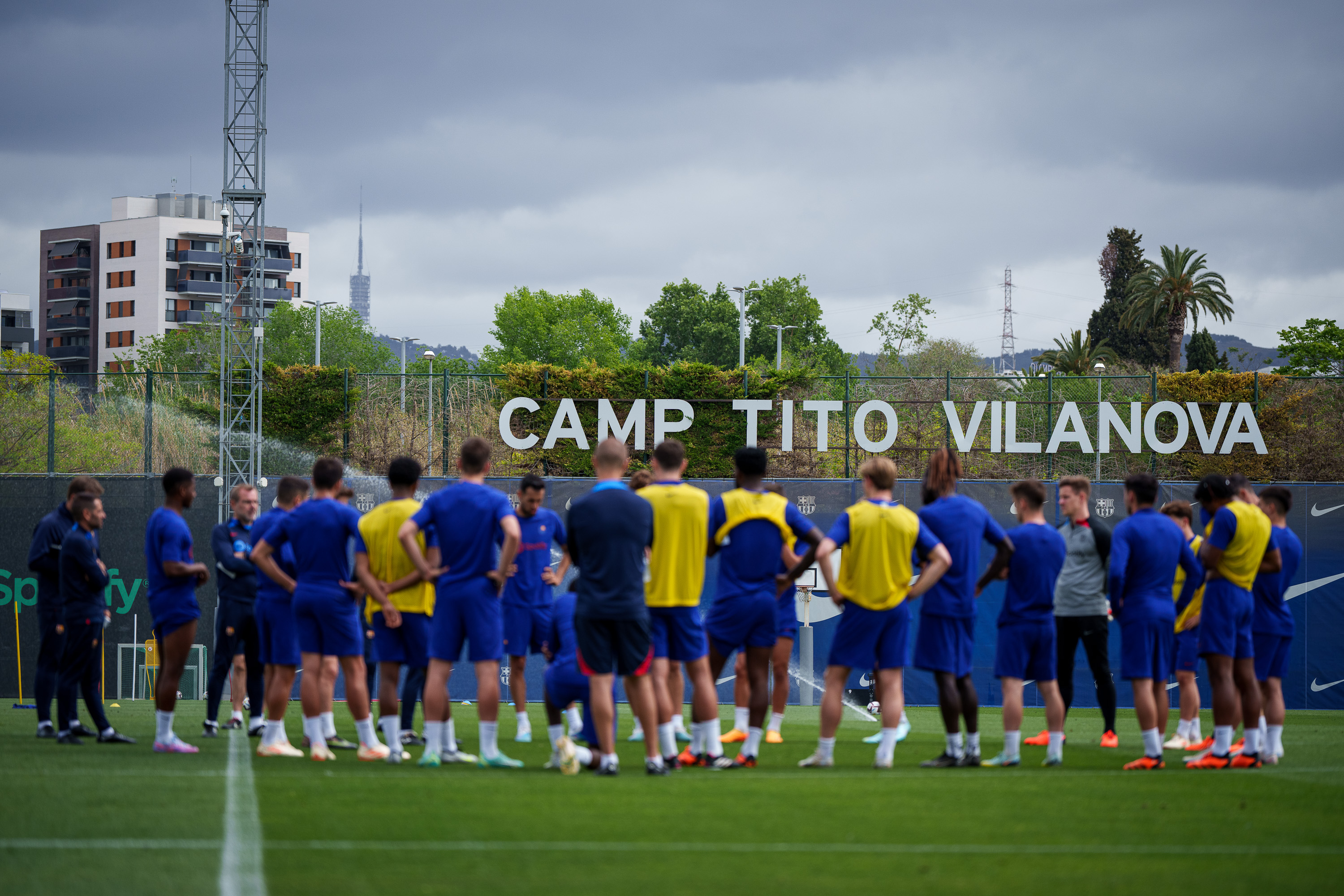 Another day's work at the Ciutat Esportiva