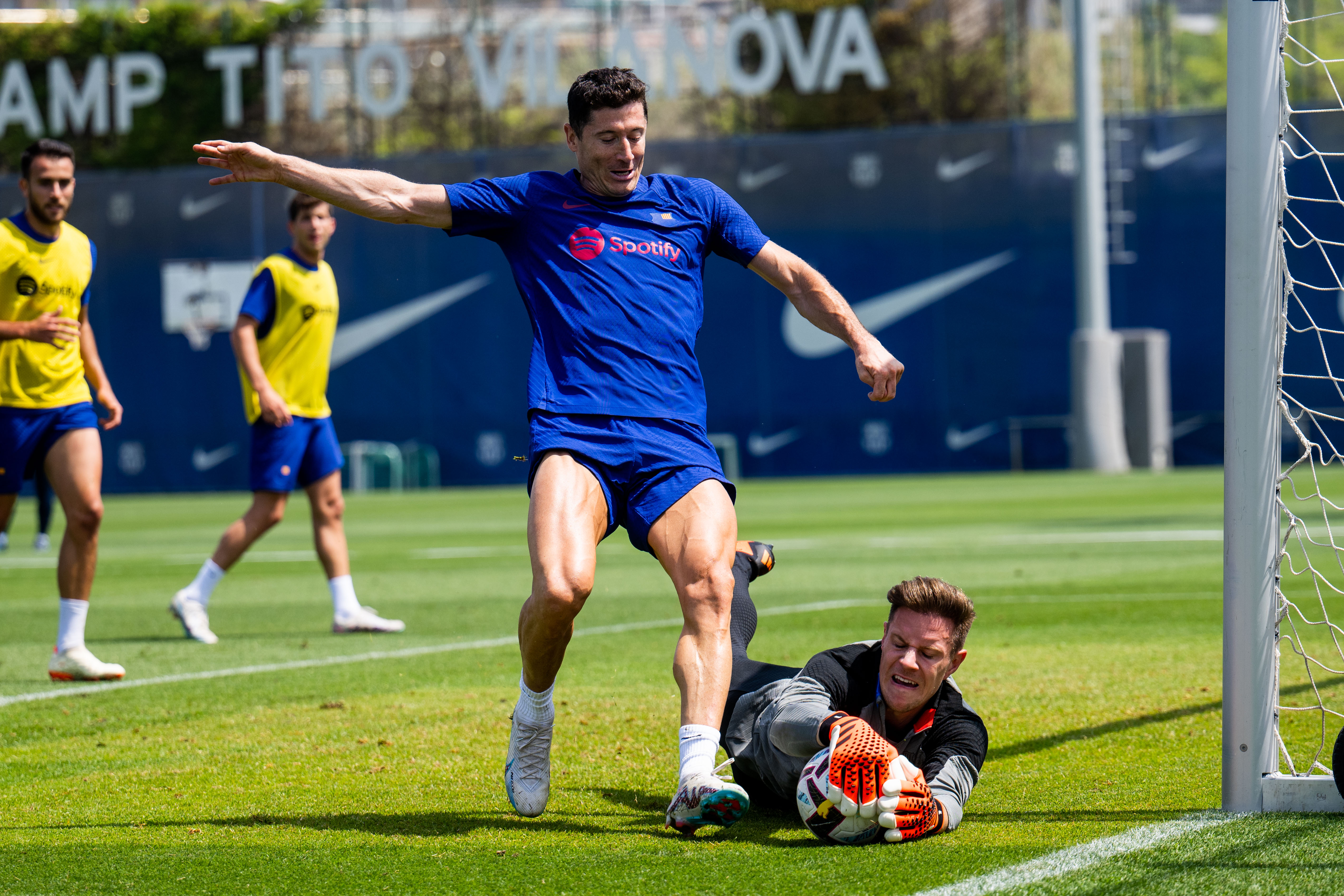 Session ahead of final game at Spotify Camp Nou