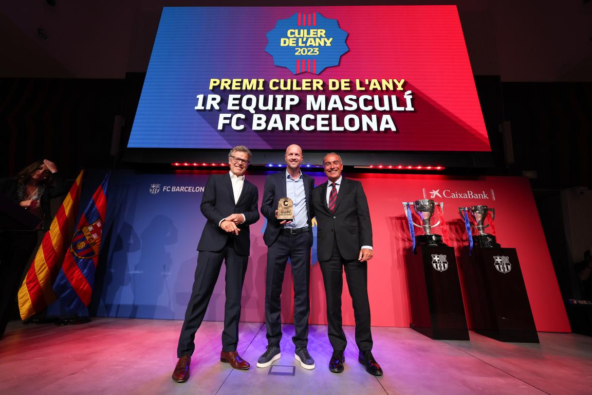 El primer equip masculí, premi Culer de l'Any en una gala 100% blaugrana