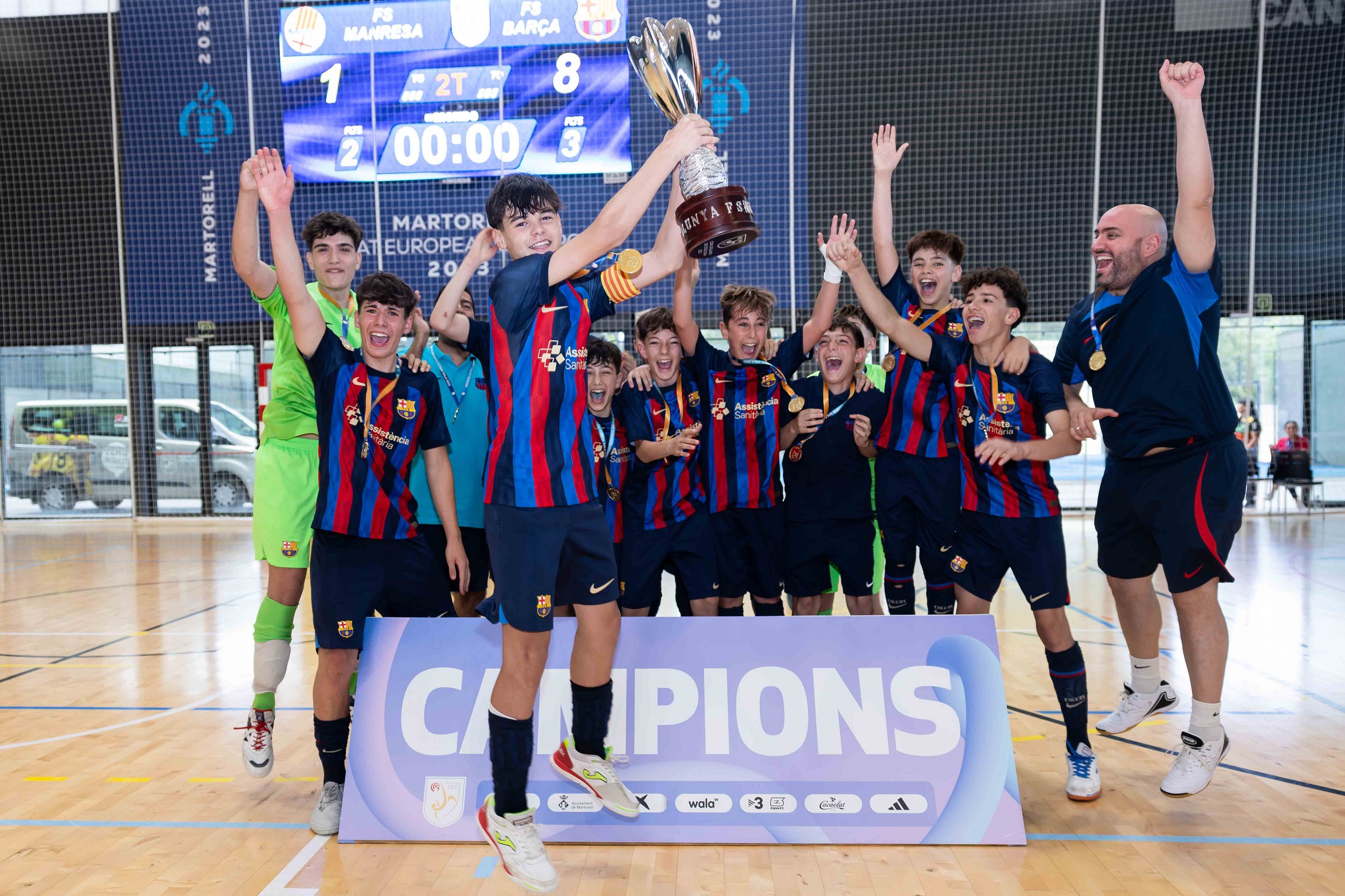 L’Aleví i l’Infantil fan doblet de Copes Catalunya