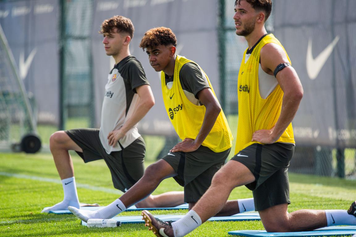 Tuesday training, first morning session of the preseason