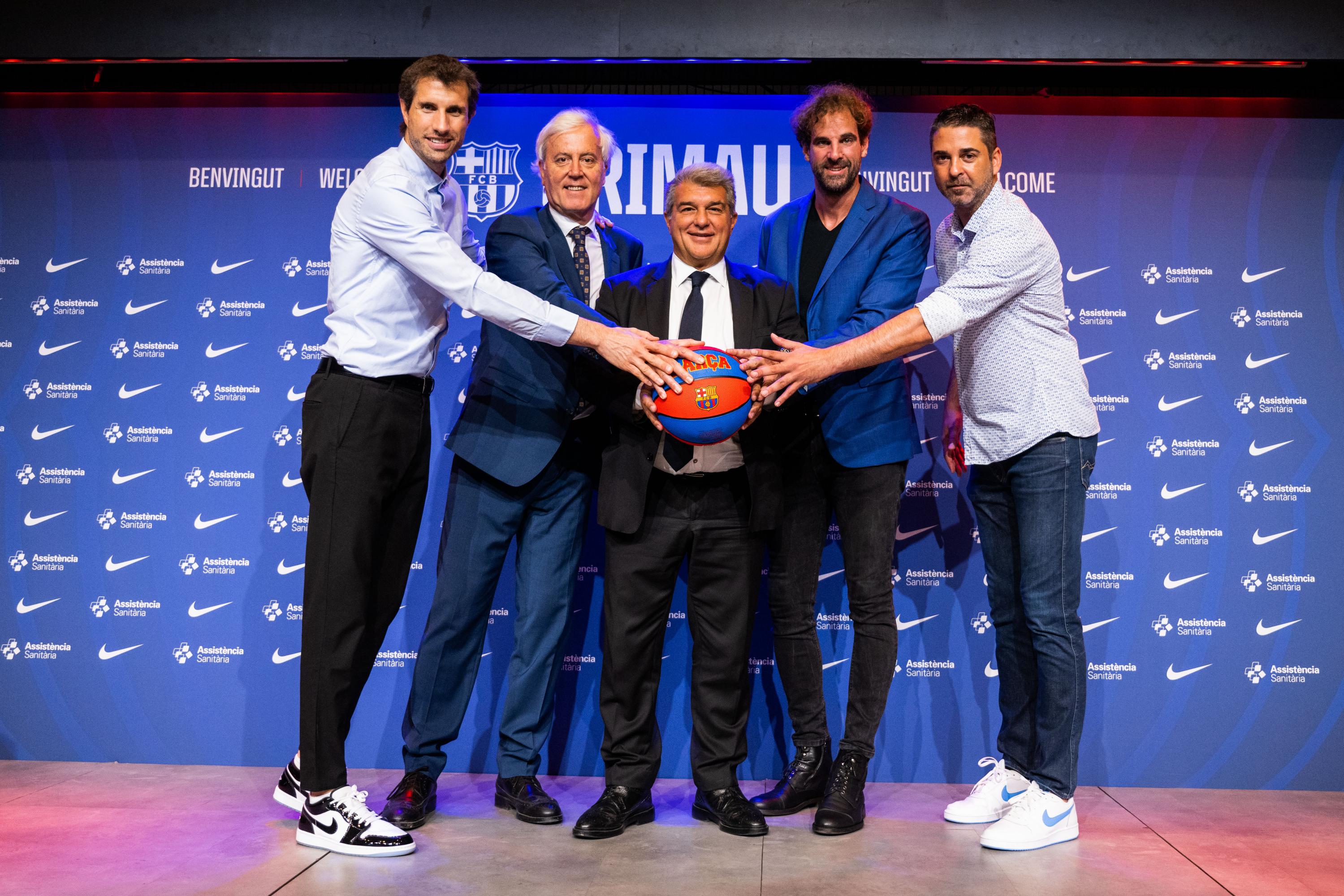 Roger Grimau presented as Barça basketball coach
