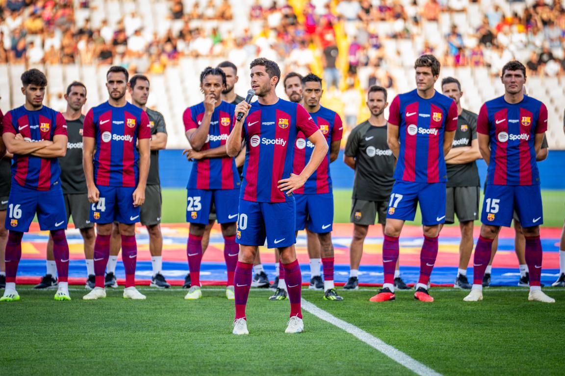 FC Barcelona official presentation in pictures