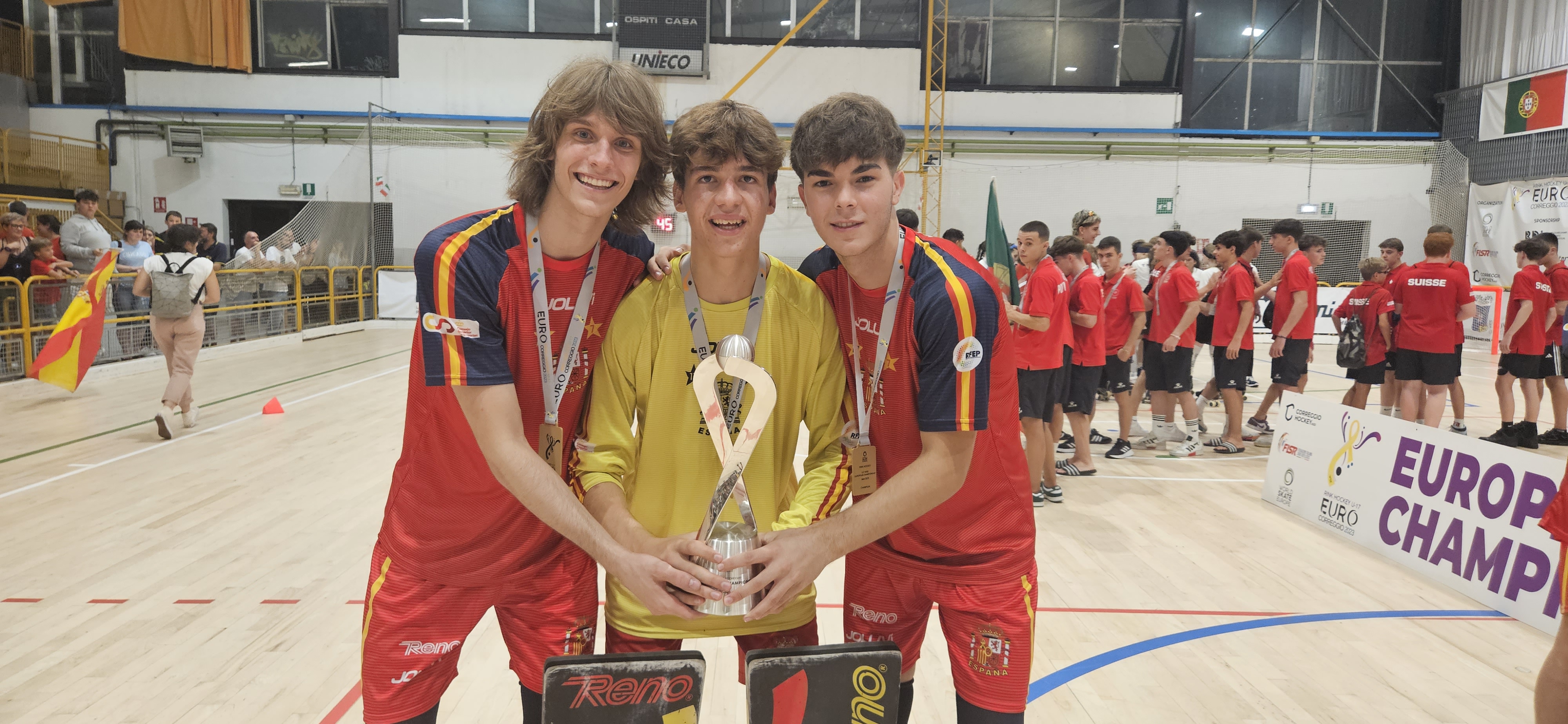Adrià Álvarez, Quim Gabarró y Albert Molera se proclaman campeones de Europa sub-17