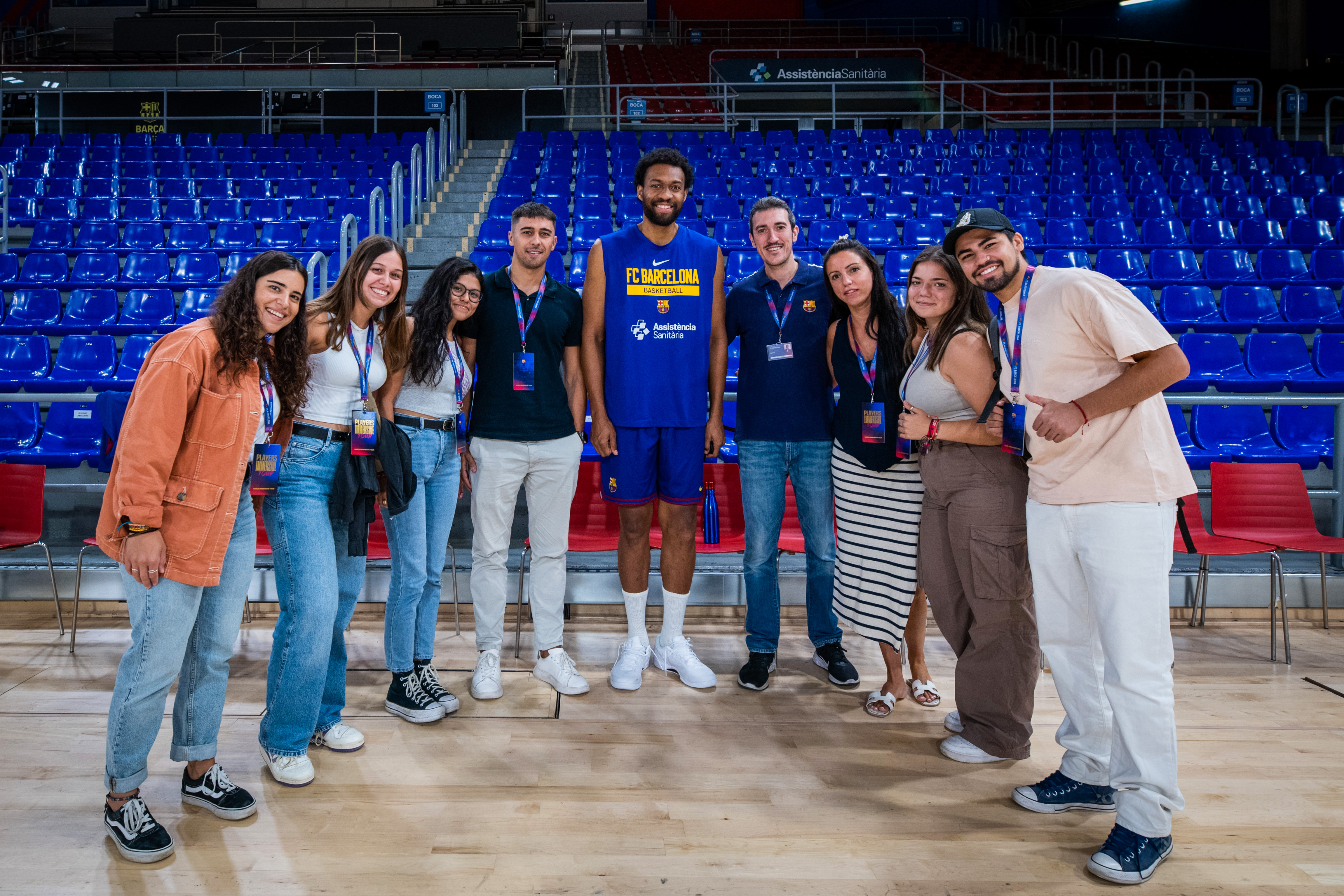 PLAYERS EXPERIENCE BASKETBALL ARENA TOUR