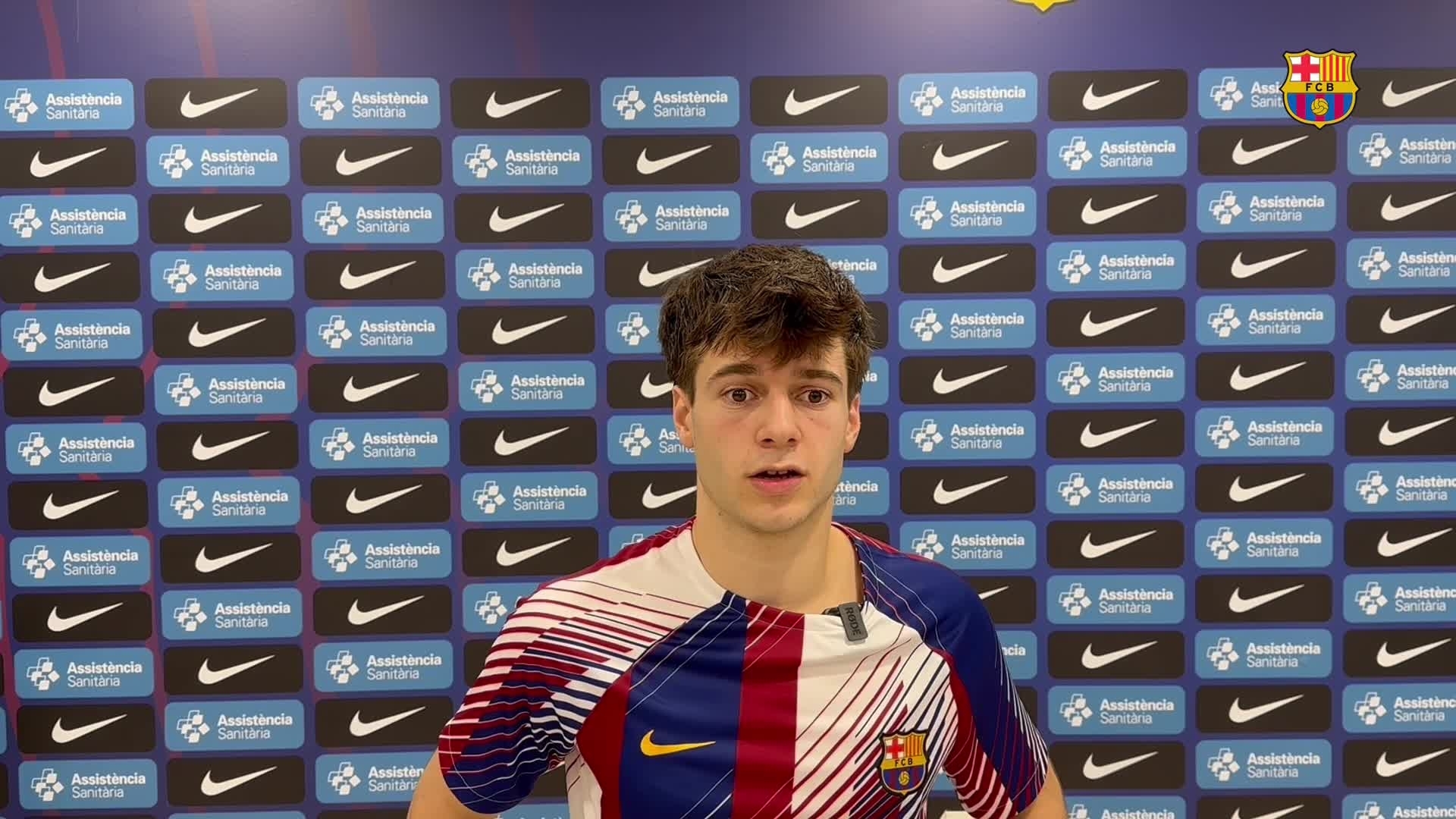 El debut de Eloi Cervera en el Palau Blaugrana