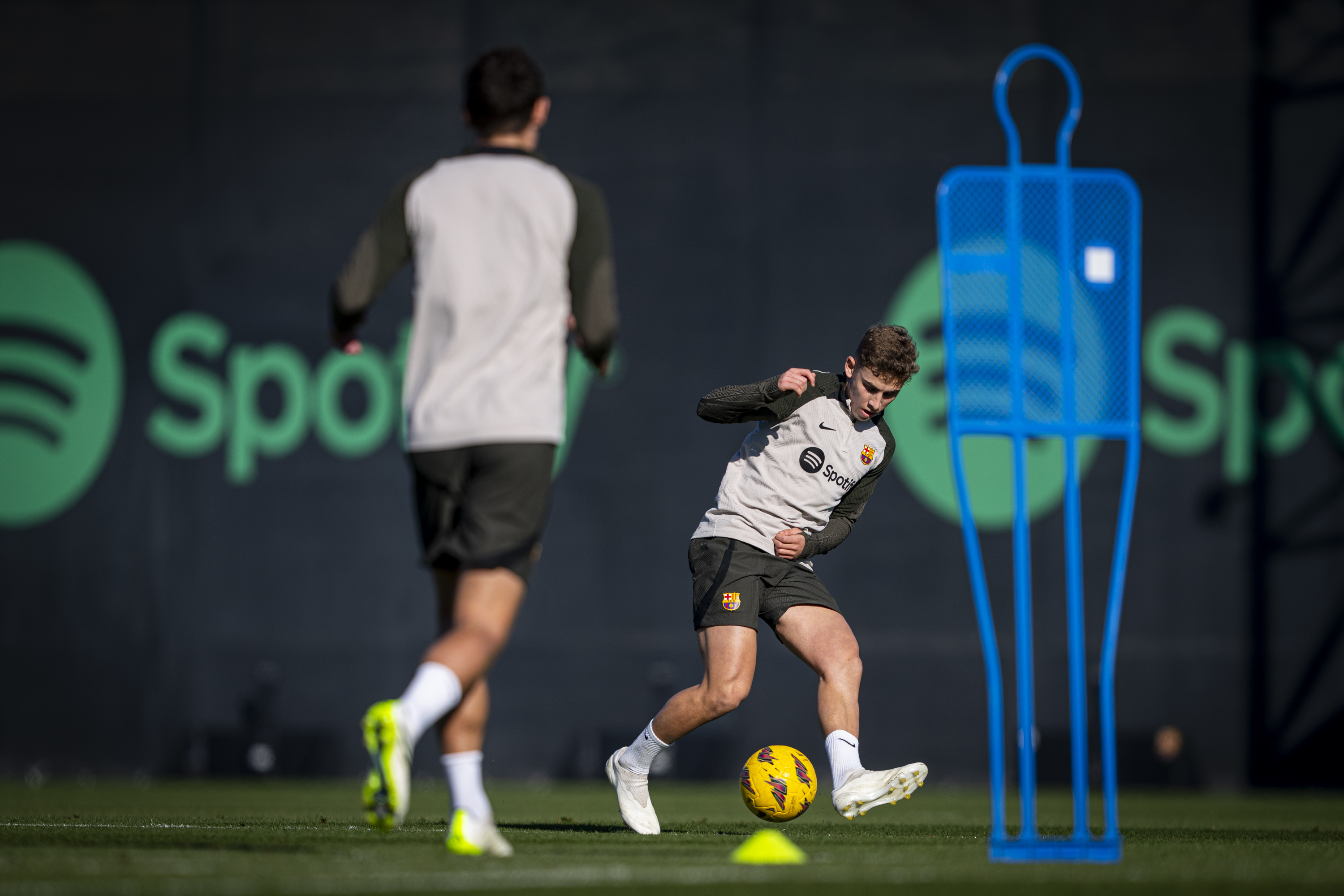 Recovery session after Valencia draw