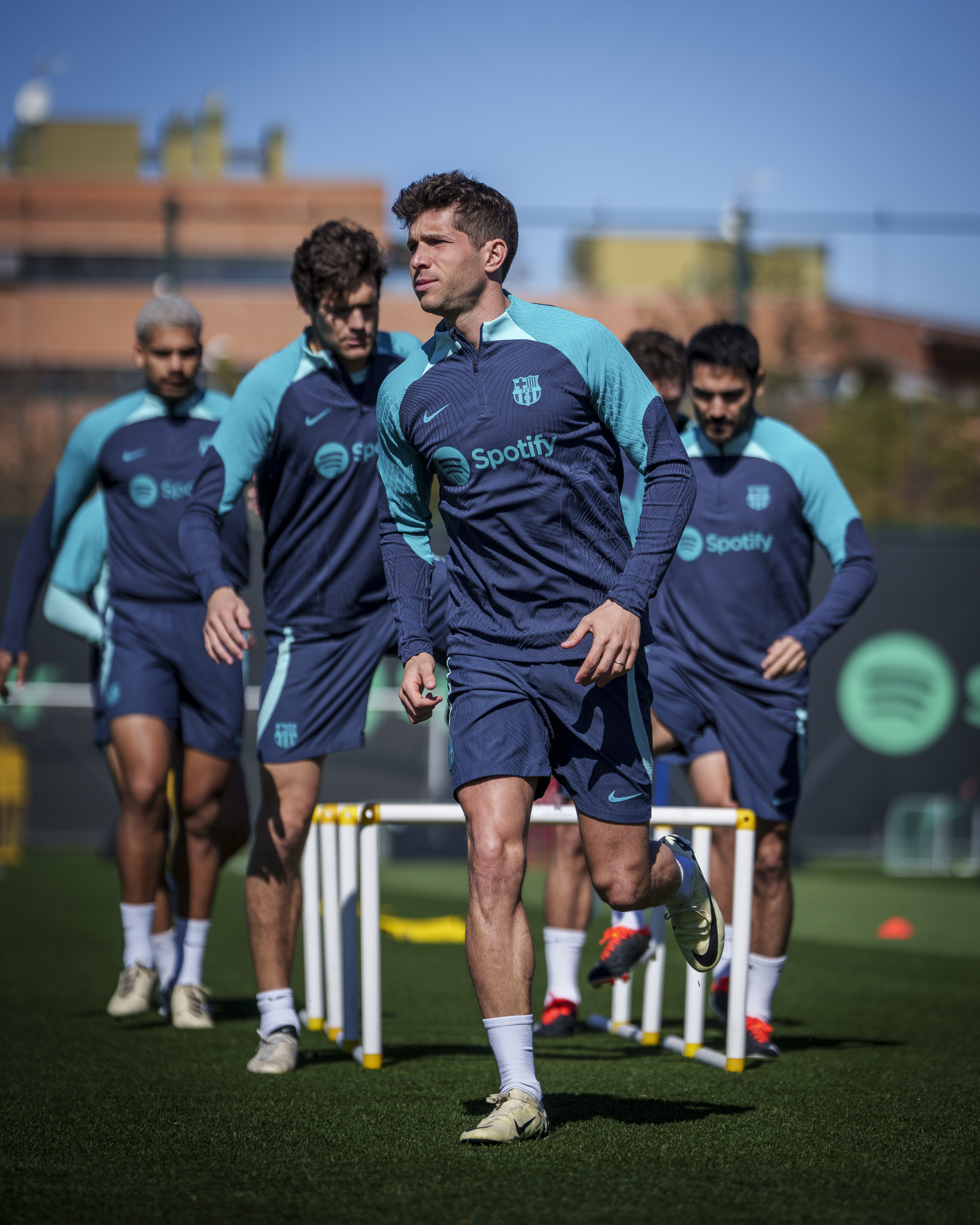 Final training session ahead of the Champions League