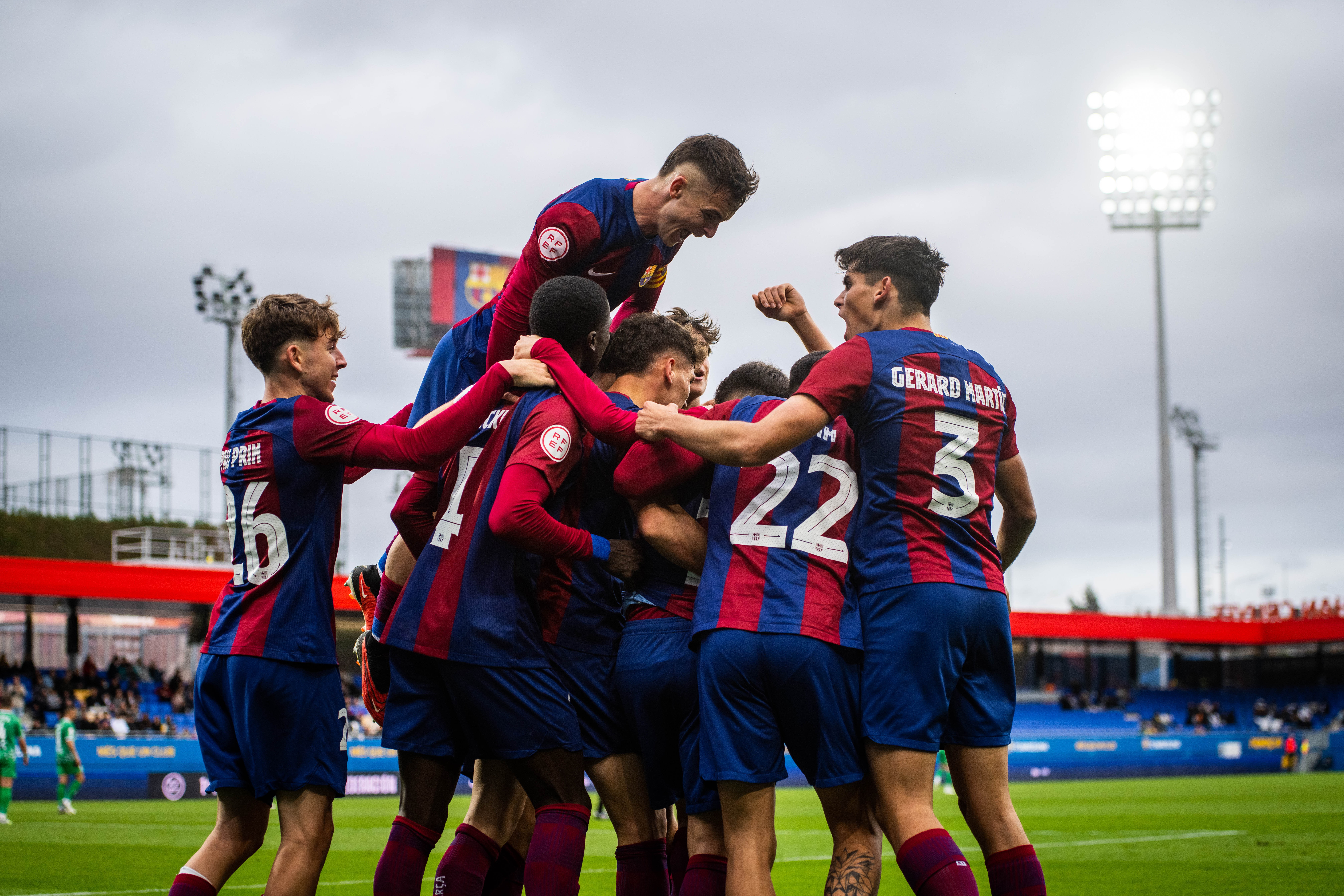Barça Atlètic - Cornellà: Victòria per la mínima al Johan (1-0)
