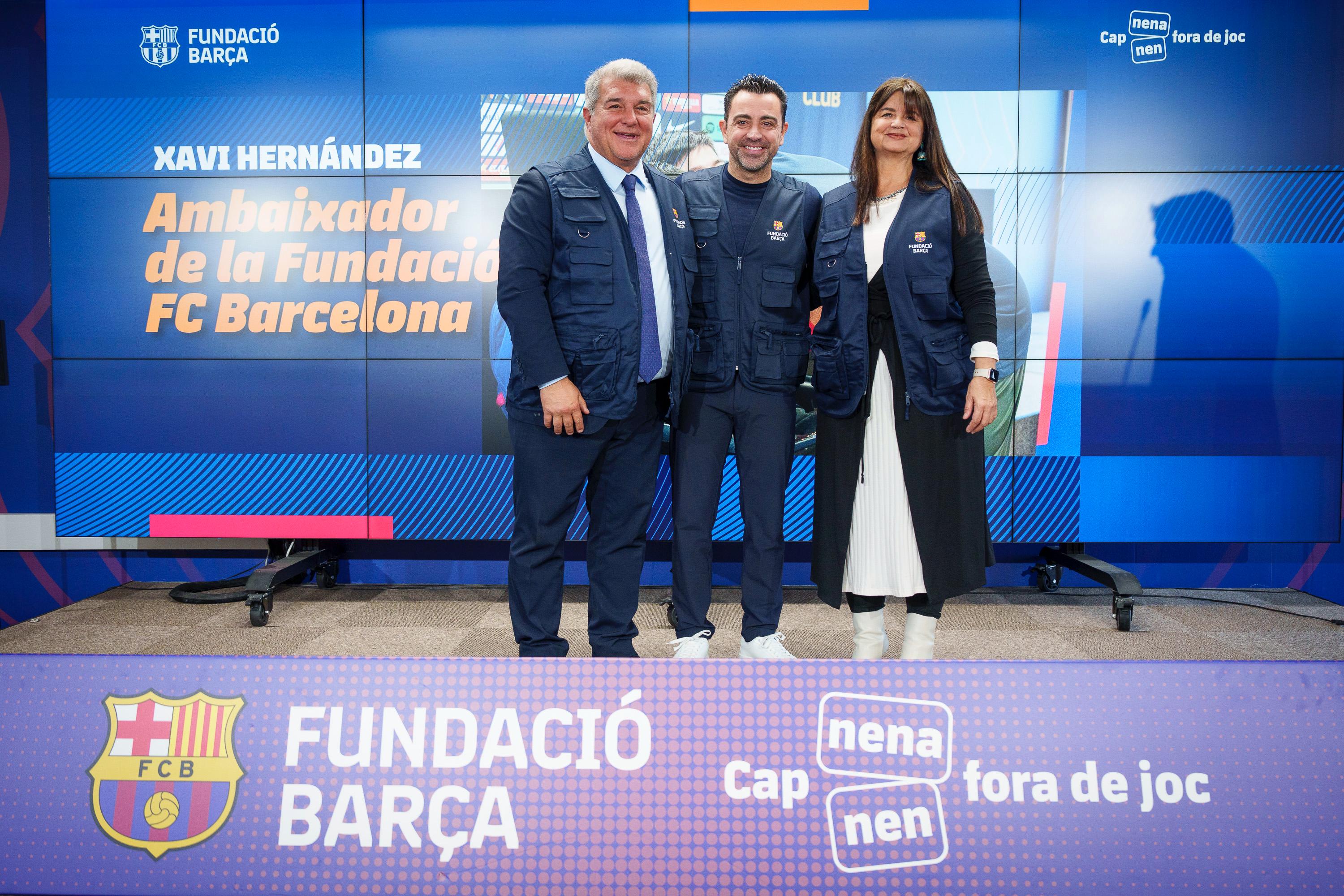 チャビ・エルナンデス、FCB財団の大使に任命