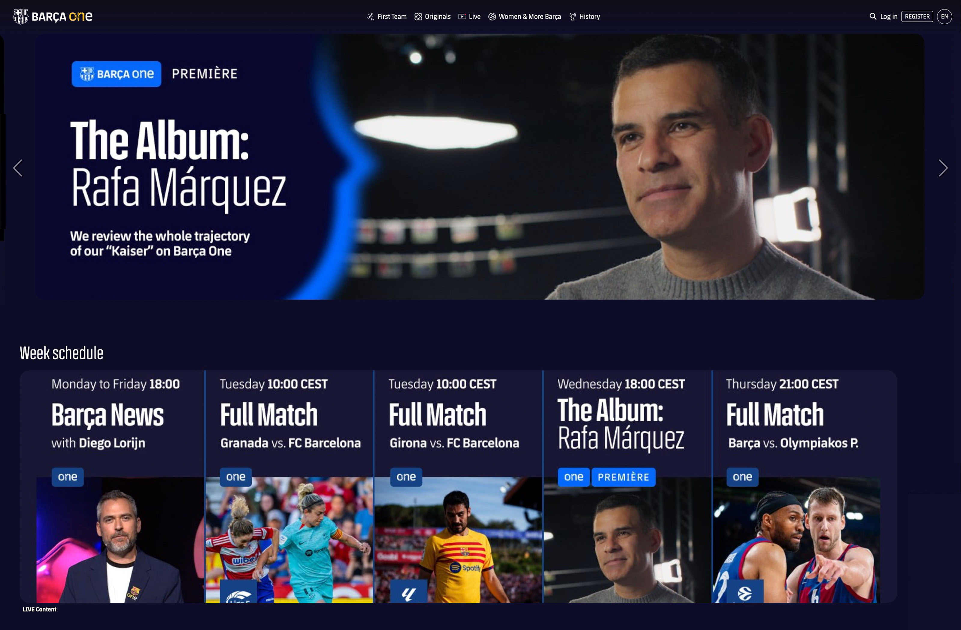 Barça One hits number one in first month