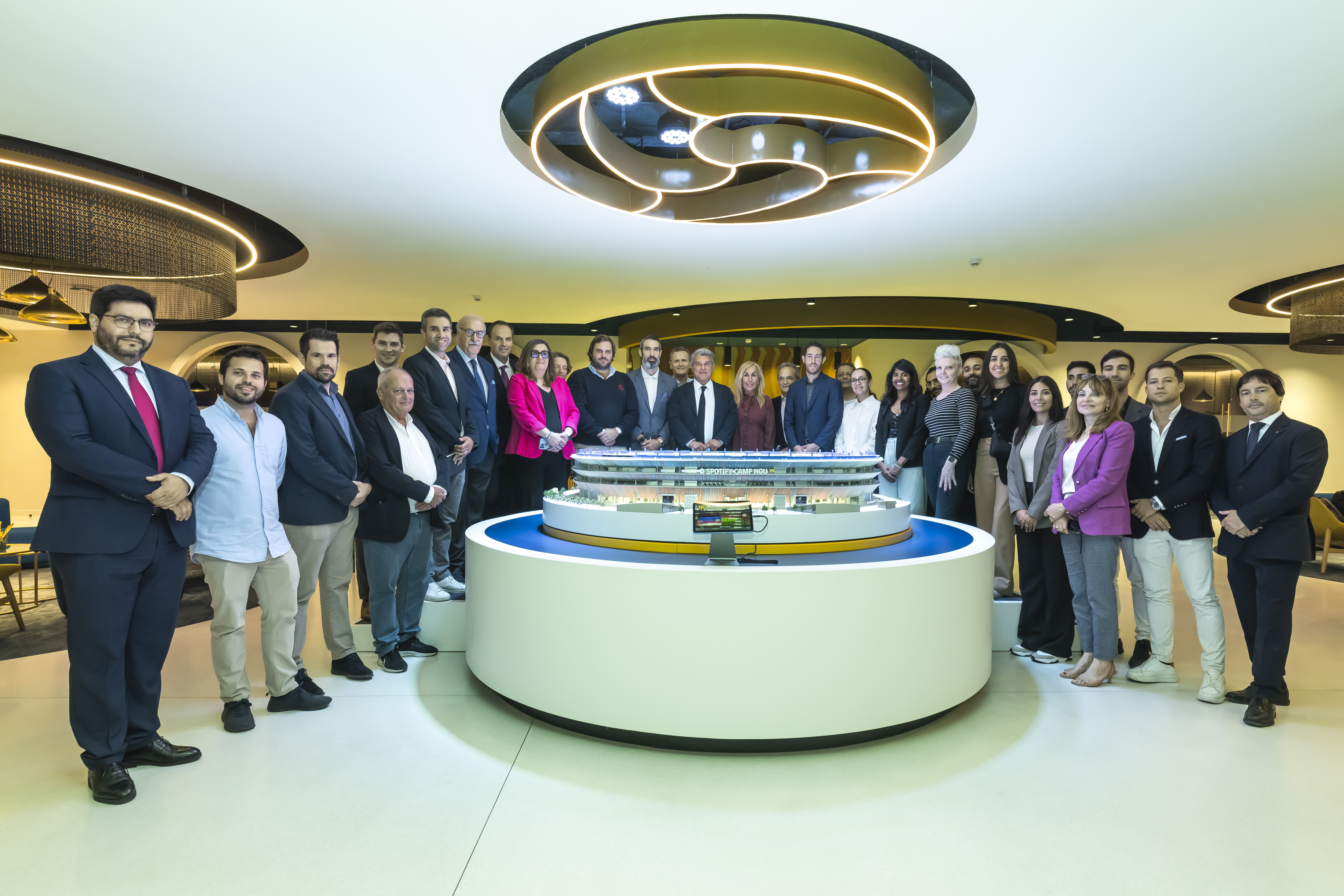 FC Barcelona installations visited by official 2030 FIFA World Cup bid ...