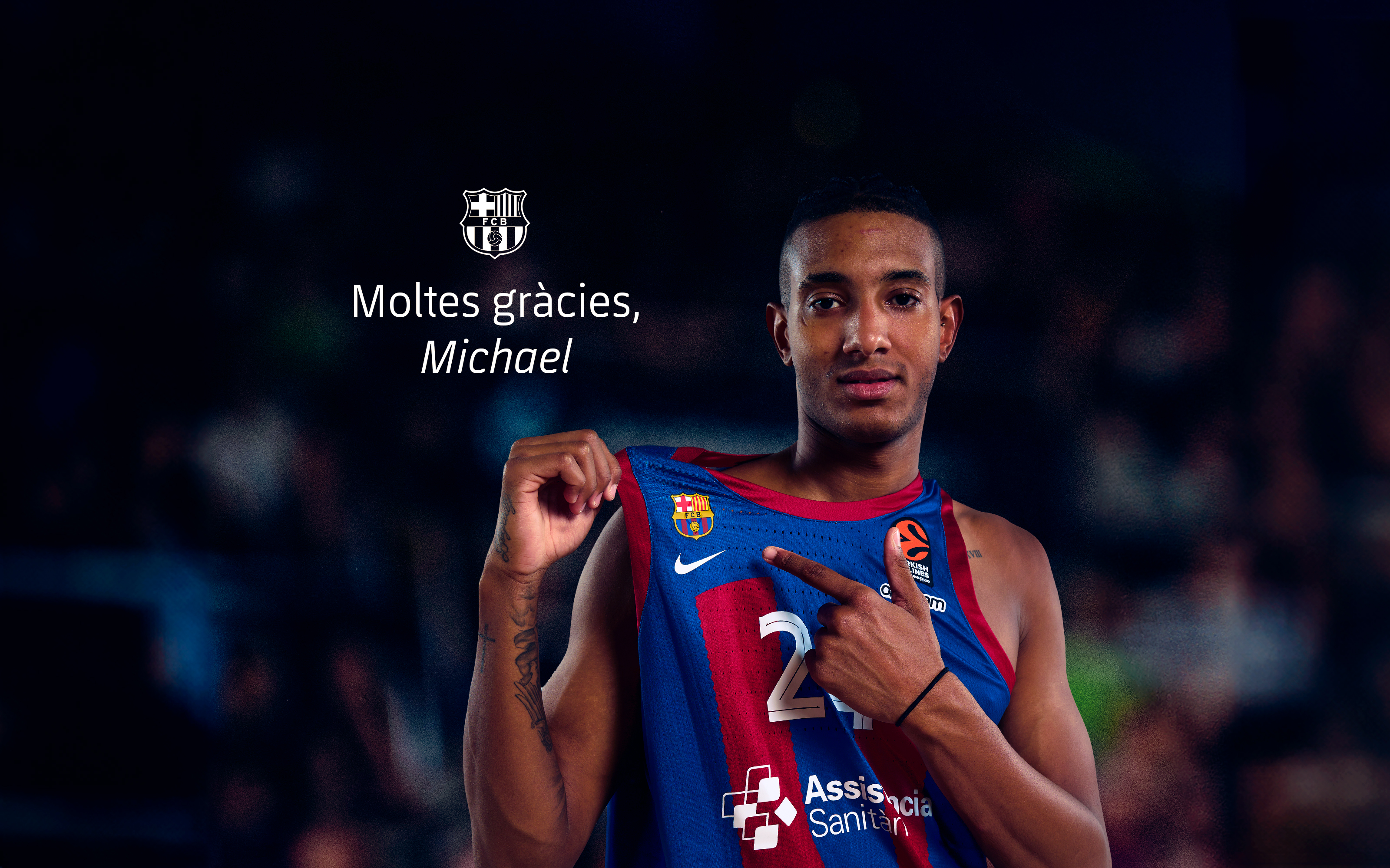 Finaliza la vinculación de Michael Caicedo con el Barça