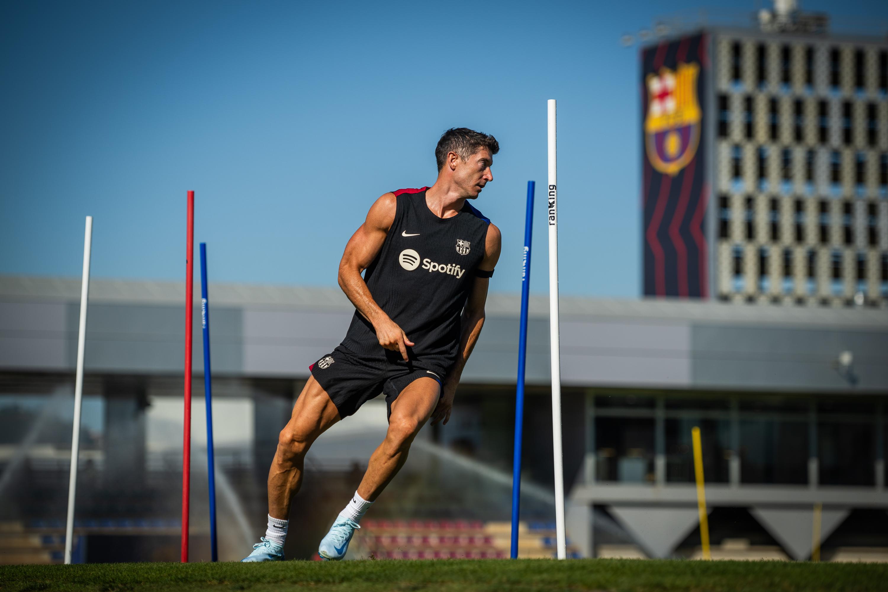 First double training session for Christensen and Lewandowski