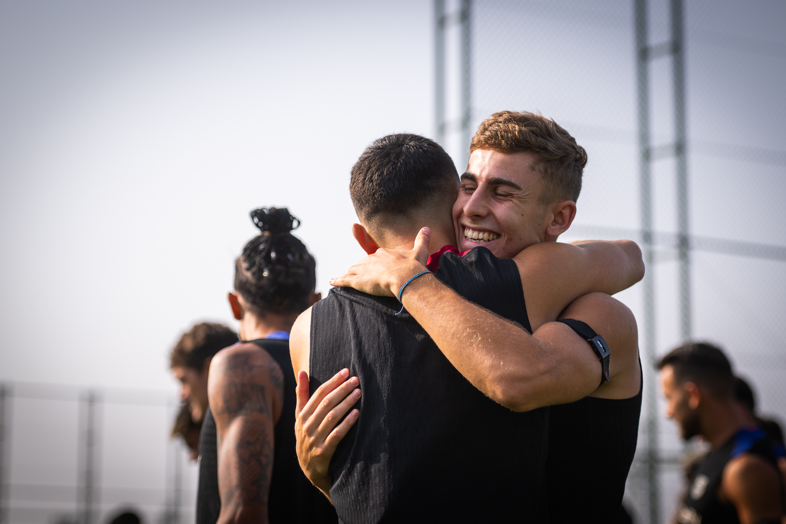Fermín joins up with the first team