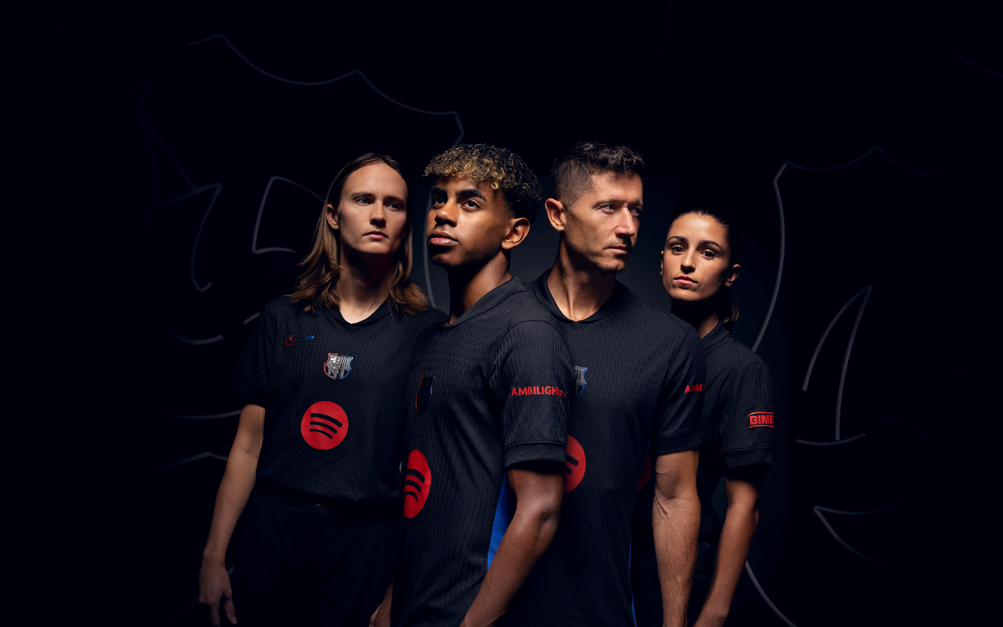 Unveiling our new second kit 🖤💙 ️