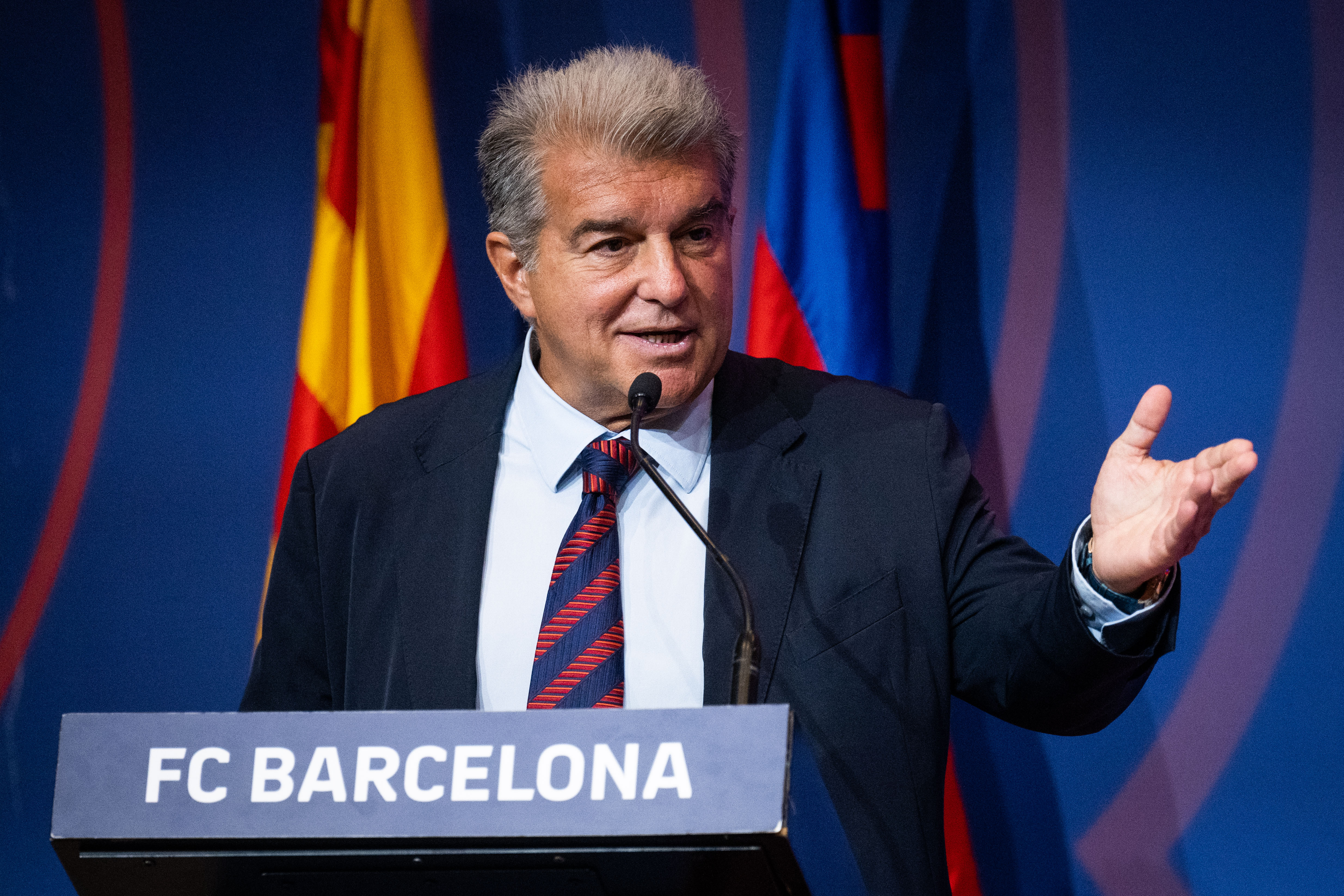 Joan Laporta: 'We are happy with the squad'