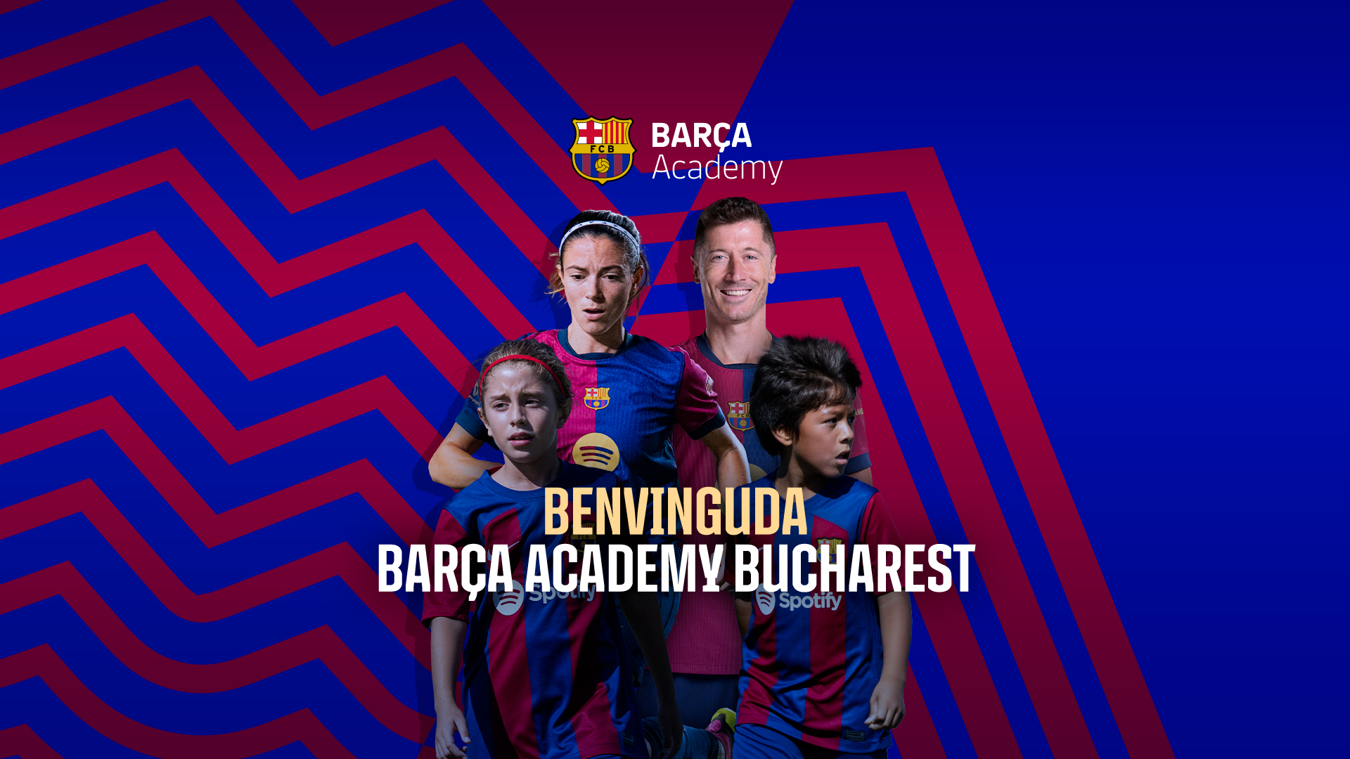 El Barça inaugura la Barça Academy Bucarest