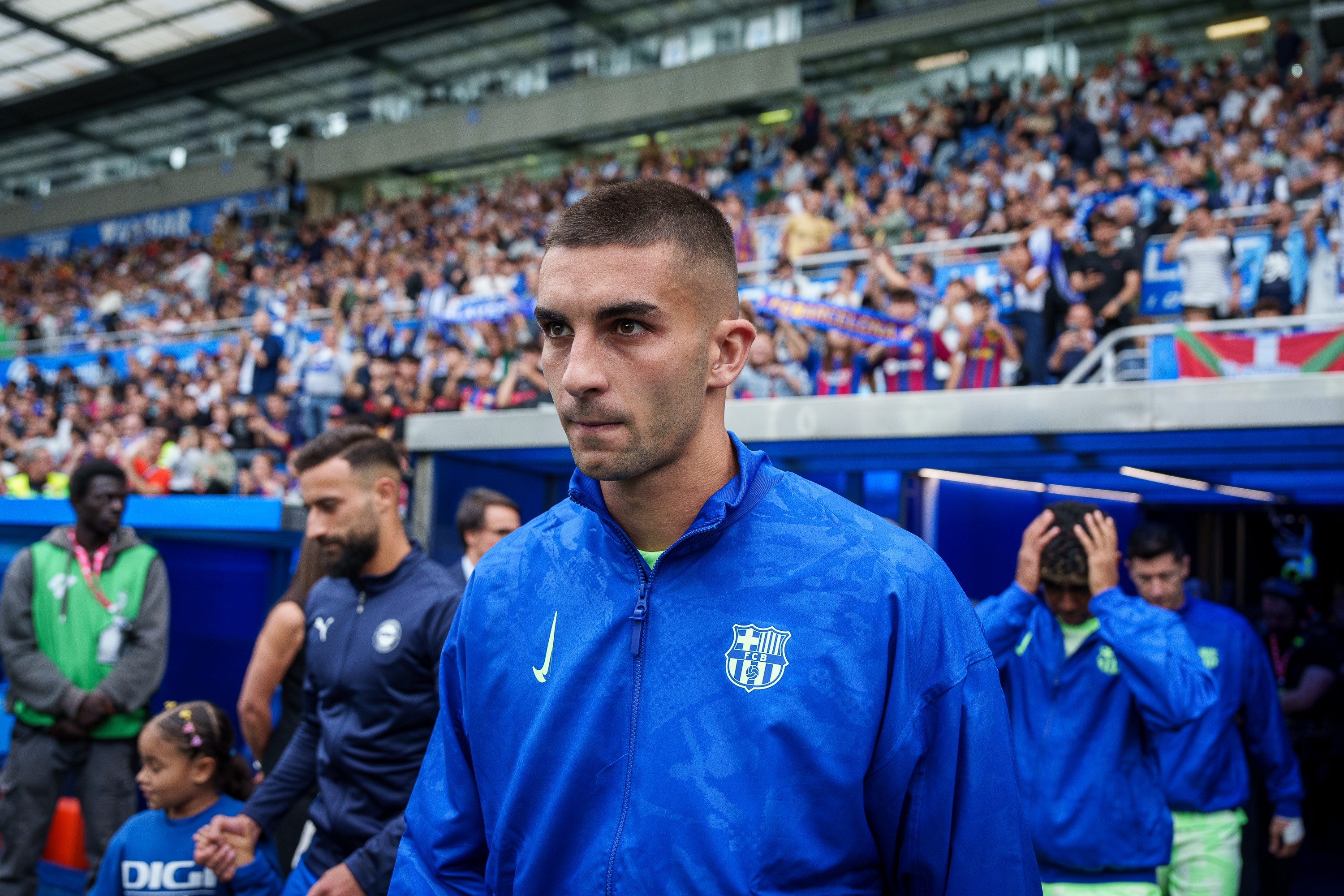 Ferran Torres has an injury to his right hamstring