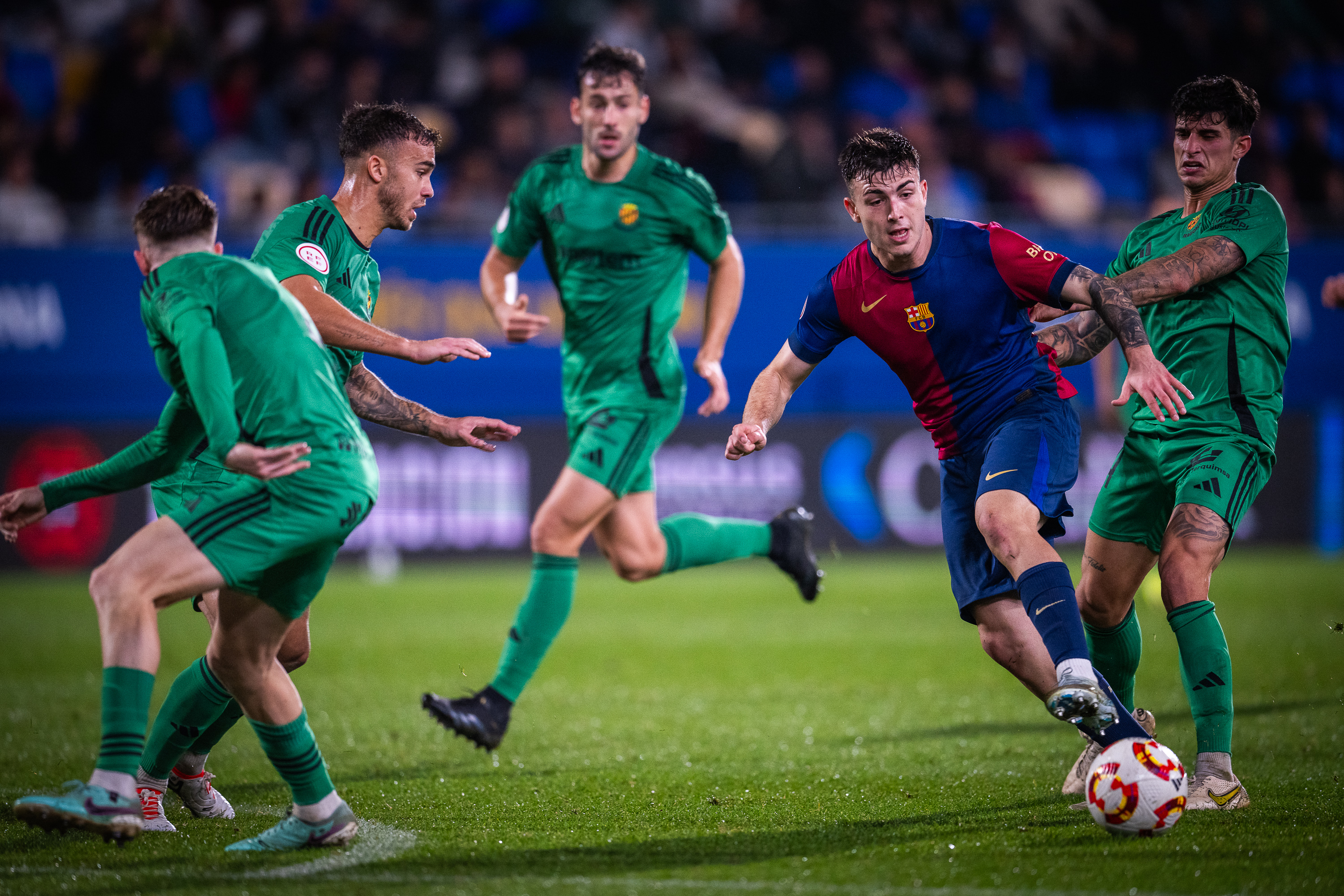 Barça Atlètic 0-2 Nàstic: First home defeat