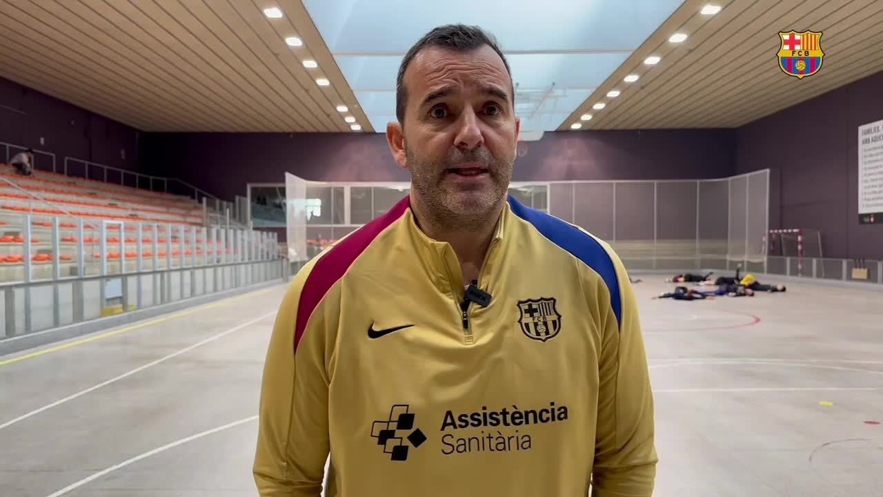 David Cáceres i Eloi Cervera analitzen el duel contra l'Igualada Rigat HC