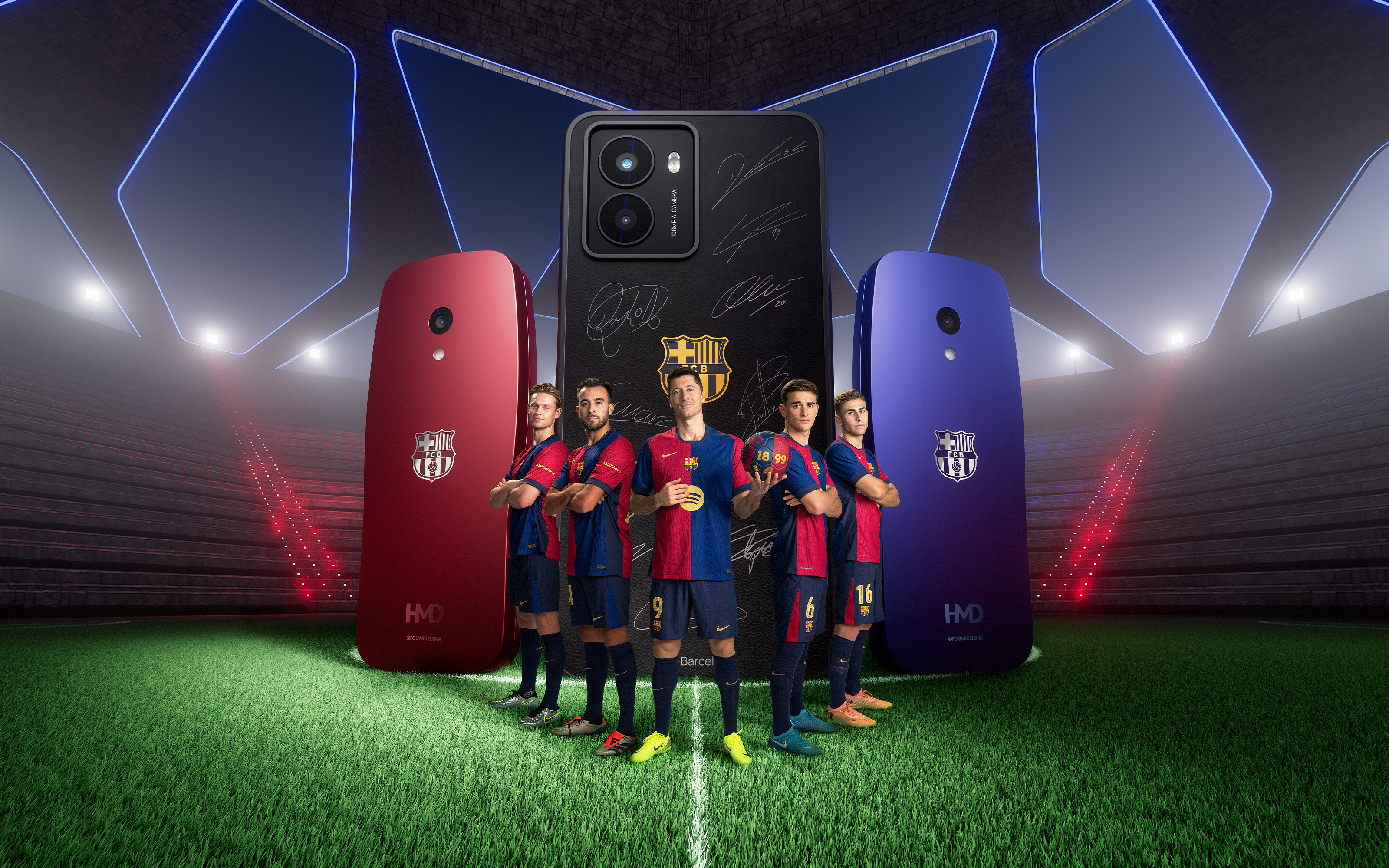 Human Mobile Devices introduces two new Barça-inspired phones