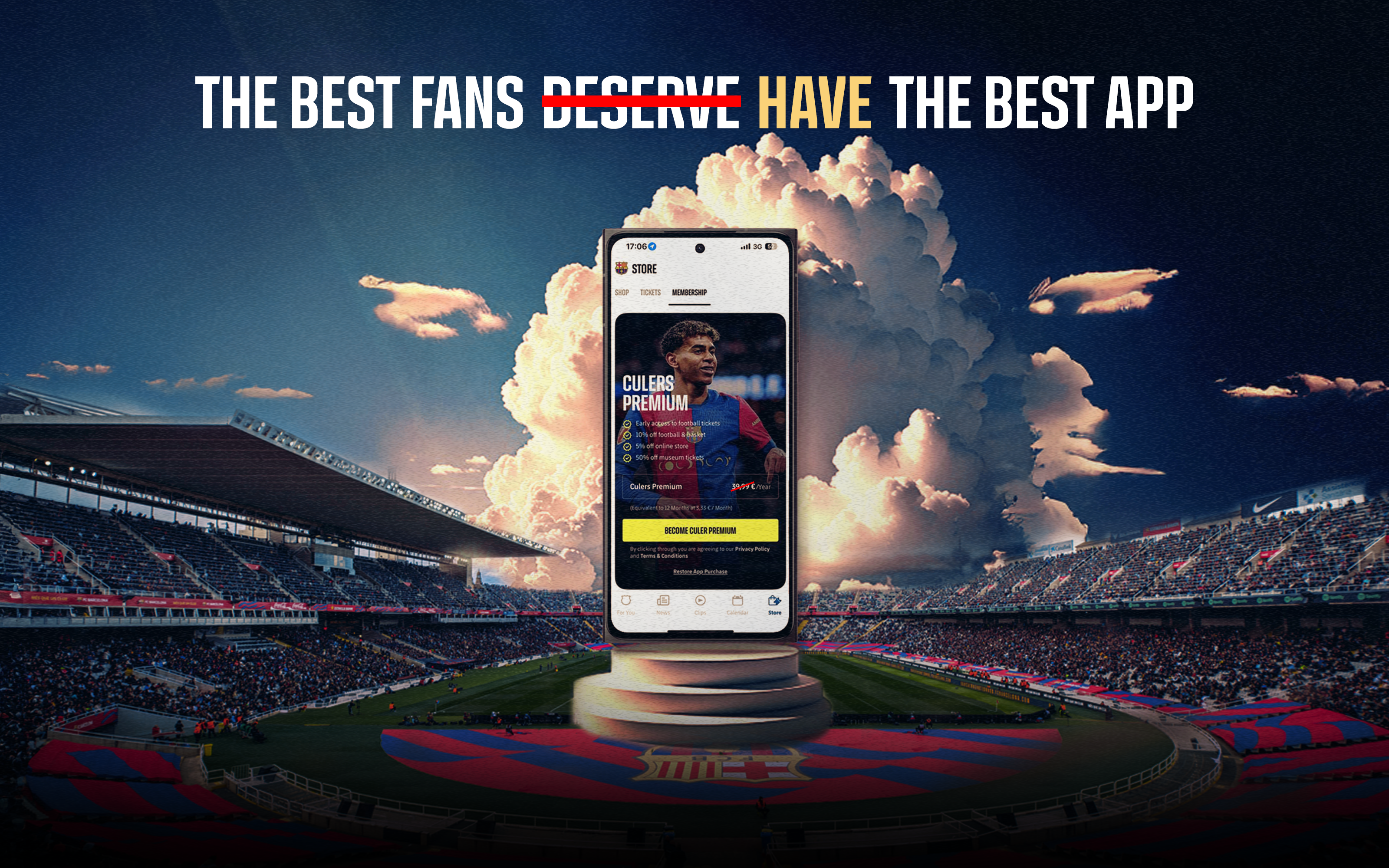 L'application officielle du FC Barcelone remporte un Webby Award