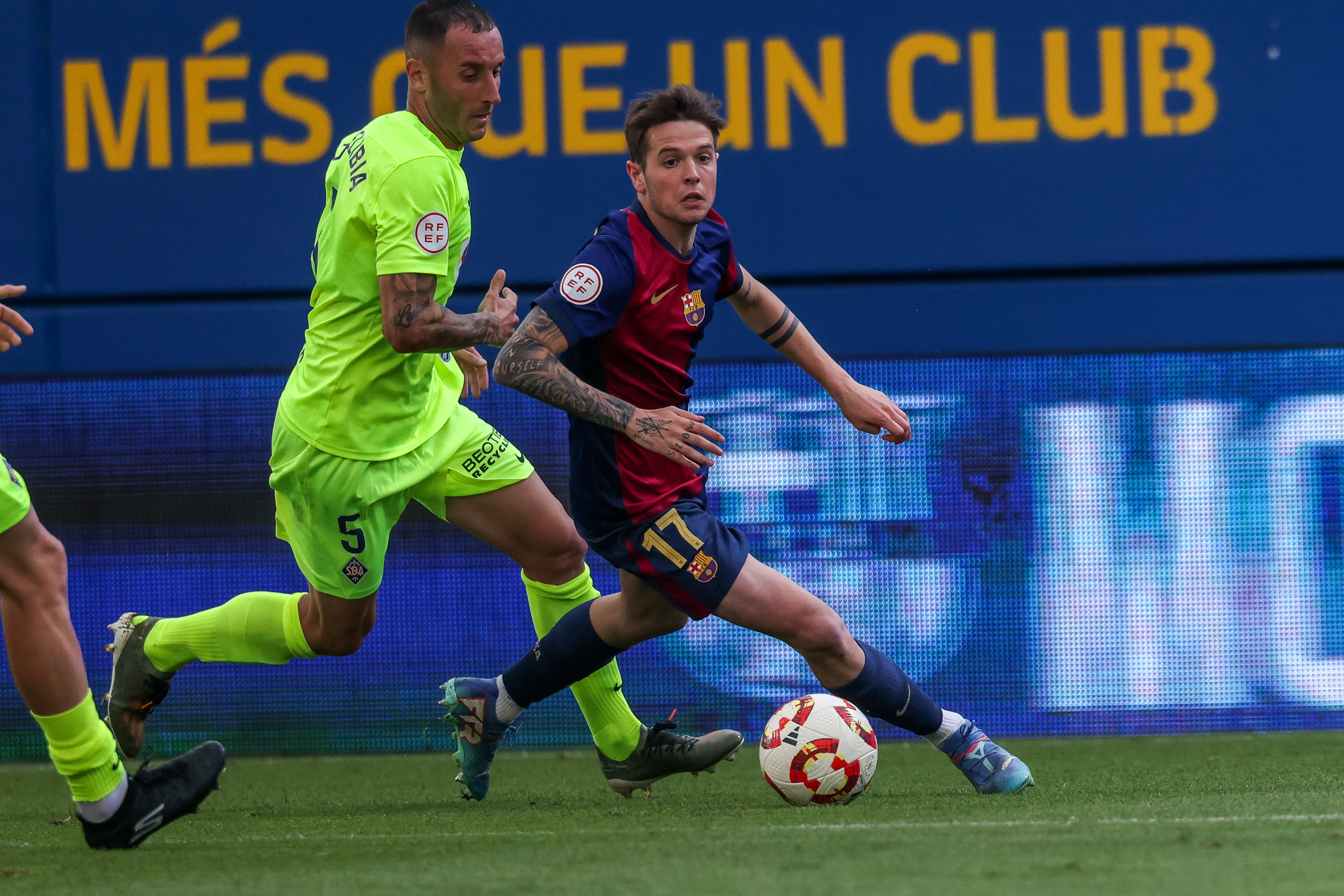 Barça Atlètic 0-2 SD Amorebieta: Major blow