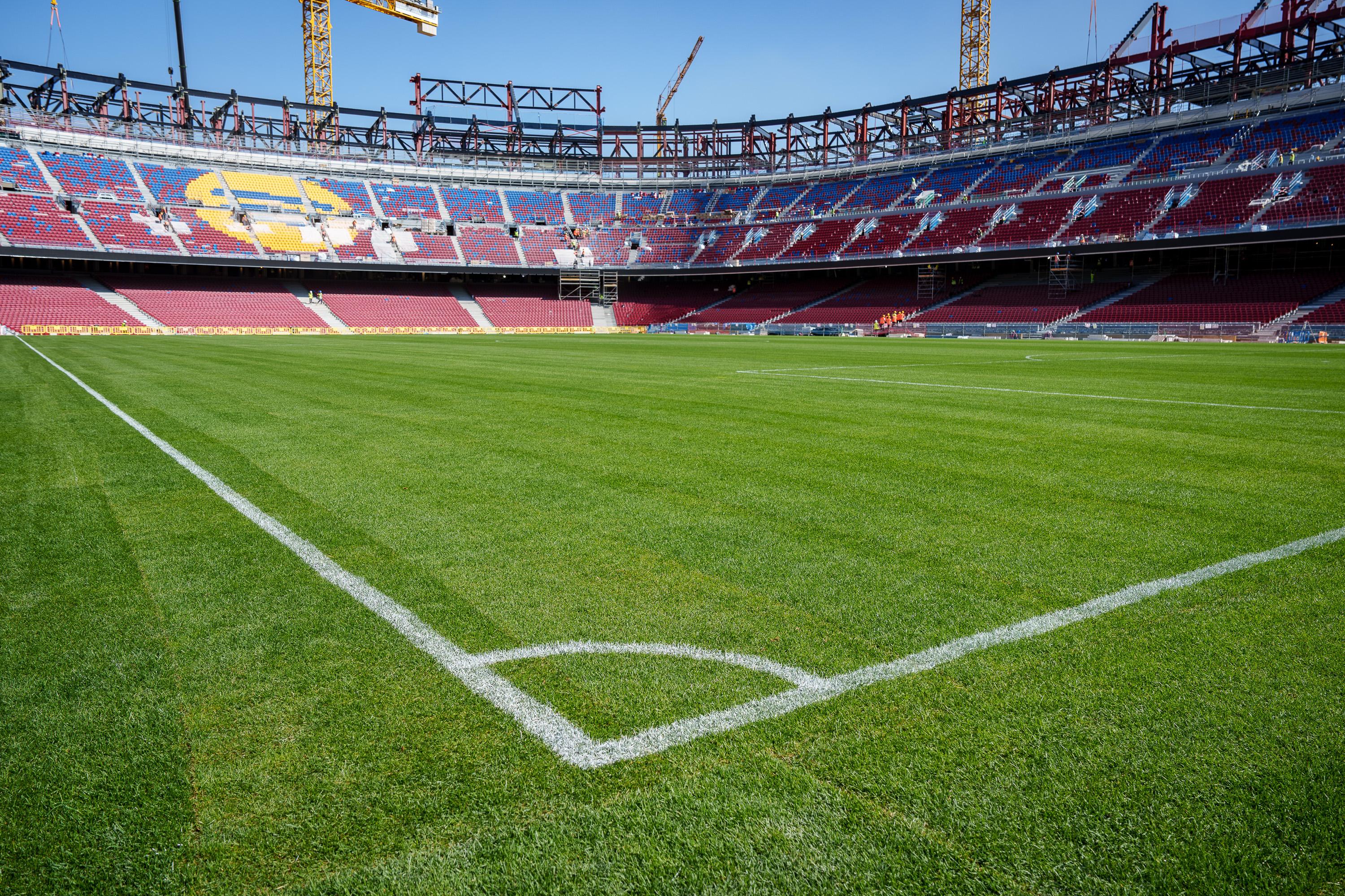 Spotify Camp Nou taking shape
