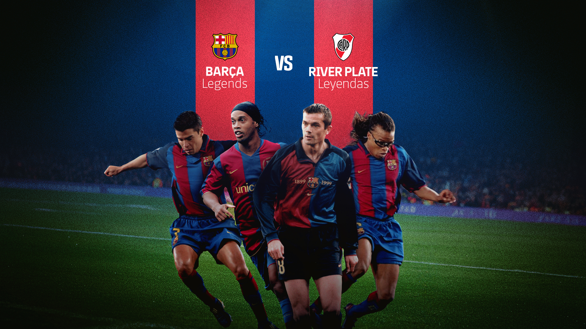Los Barça Legends jugarán ante las leyendas del River Plate