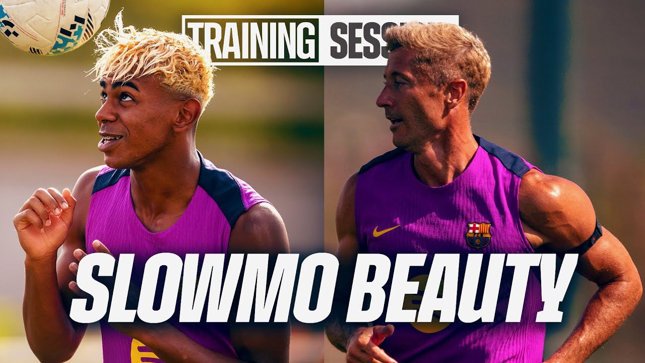 FC Barcelona first team back at work