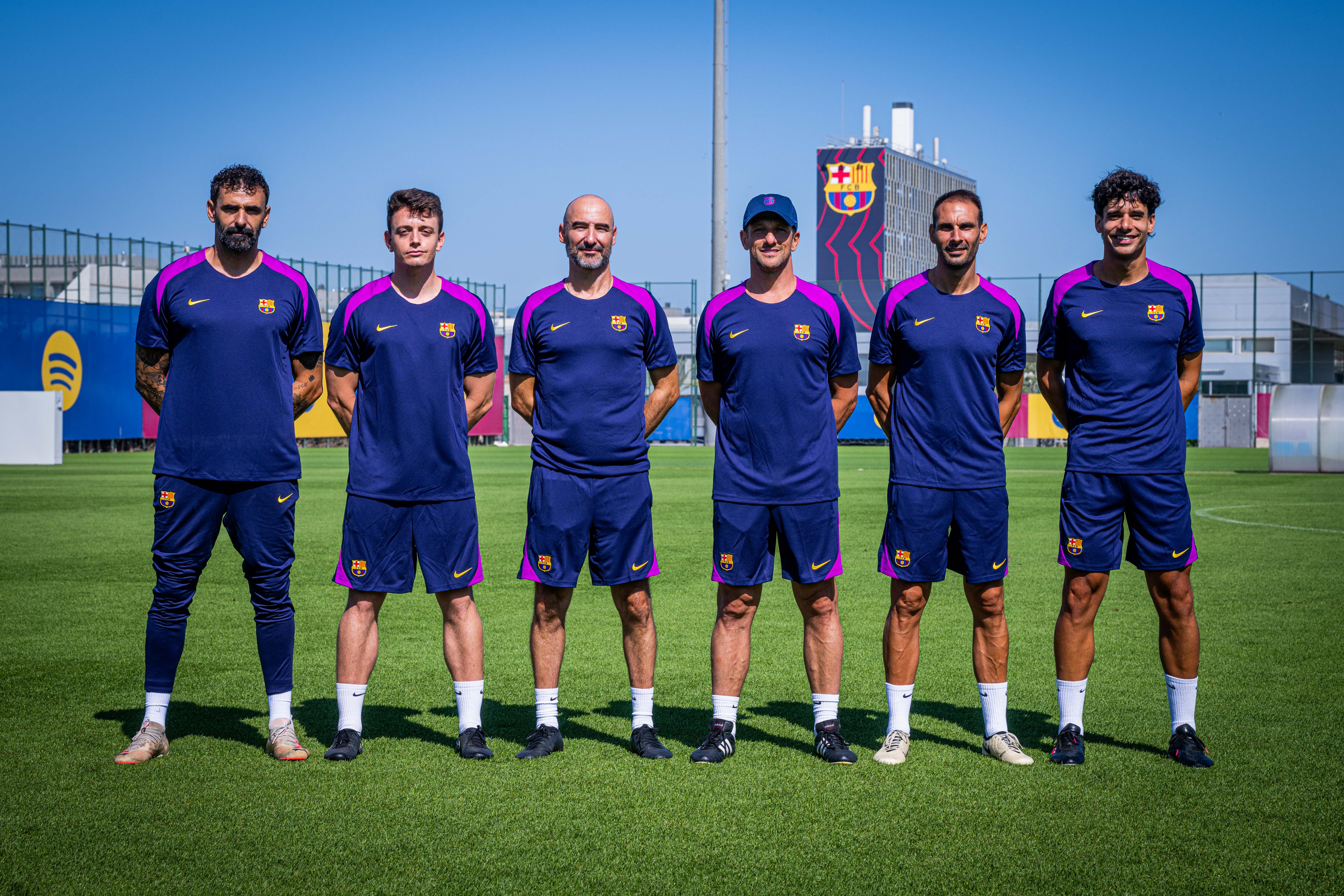 El cos tècnic del Barça Atlètic 25/26