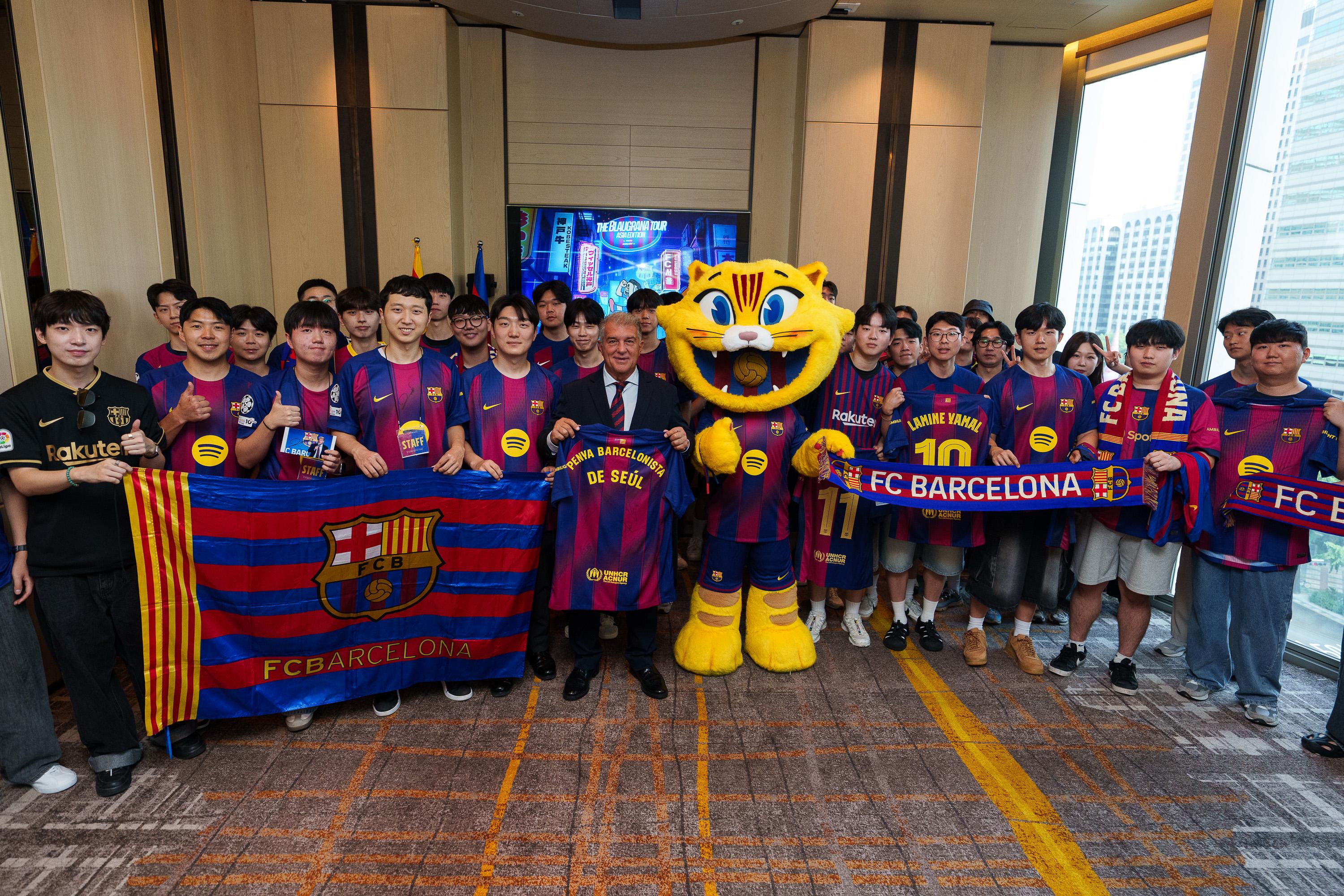Event with the Seoul and Shanghai Barça Supporters' Clubs