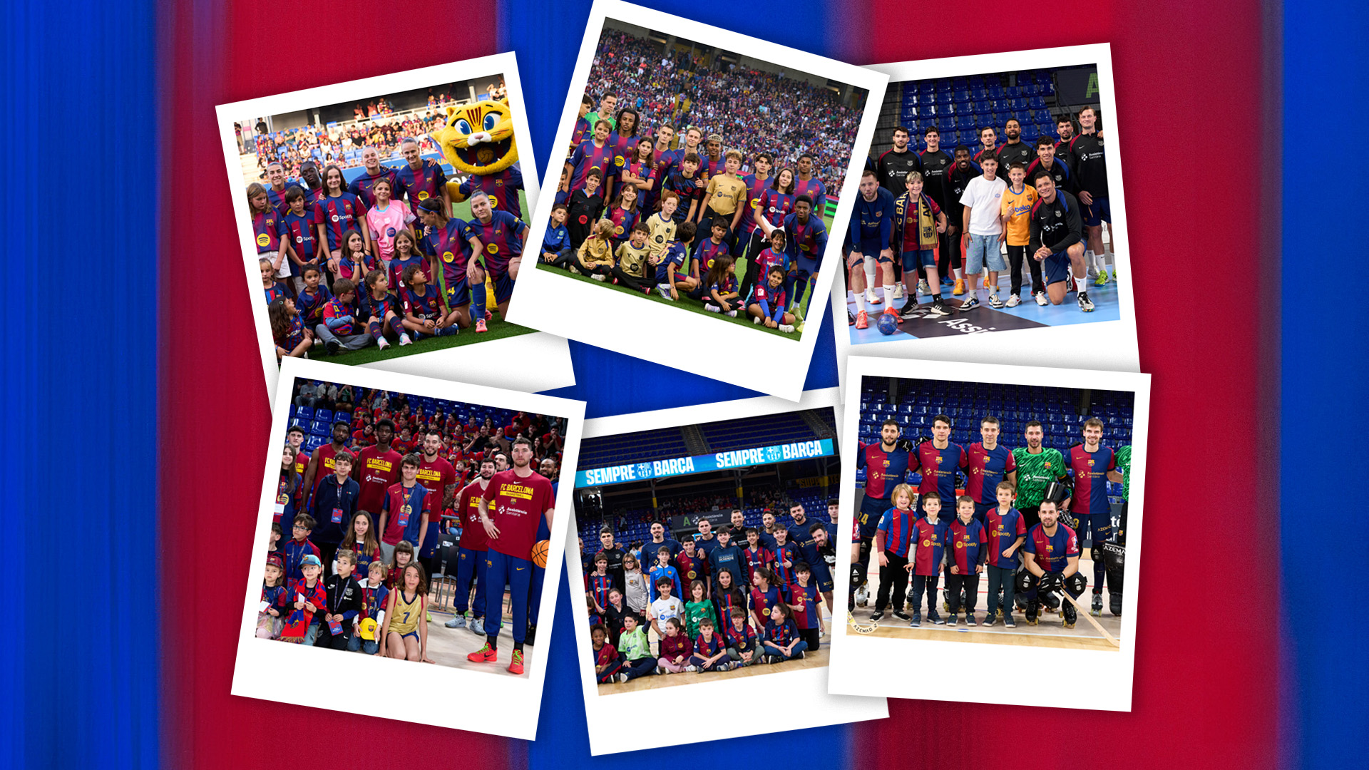 New dates to have a photo taken with the FC Barcelona men's first team