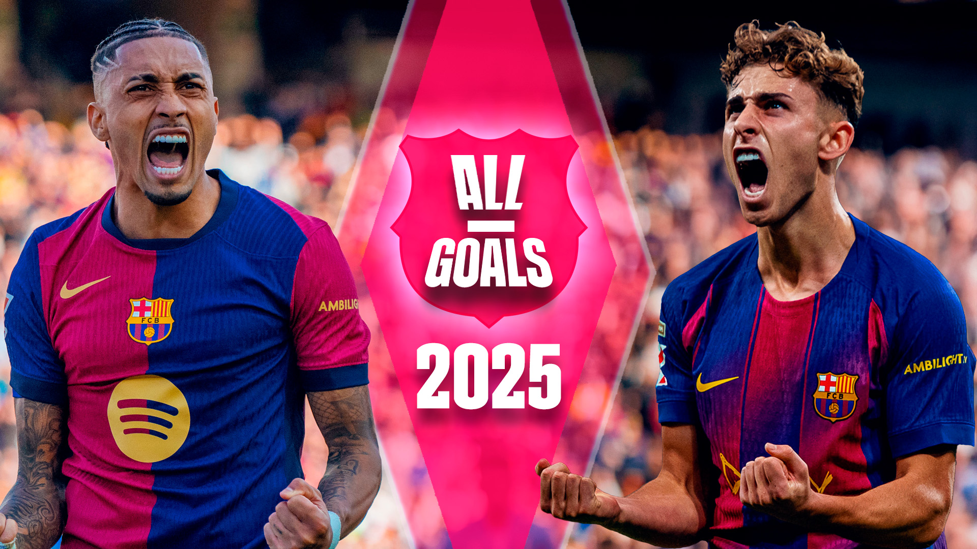 Tous les buts du Barça en 2025
