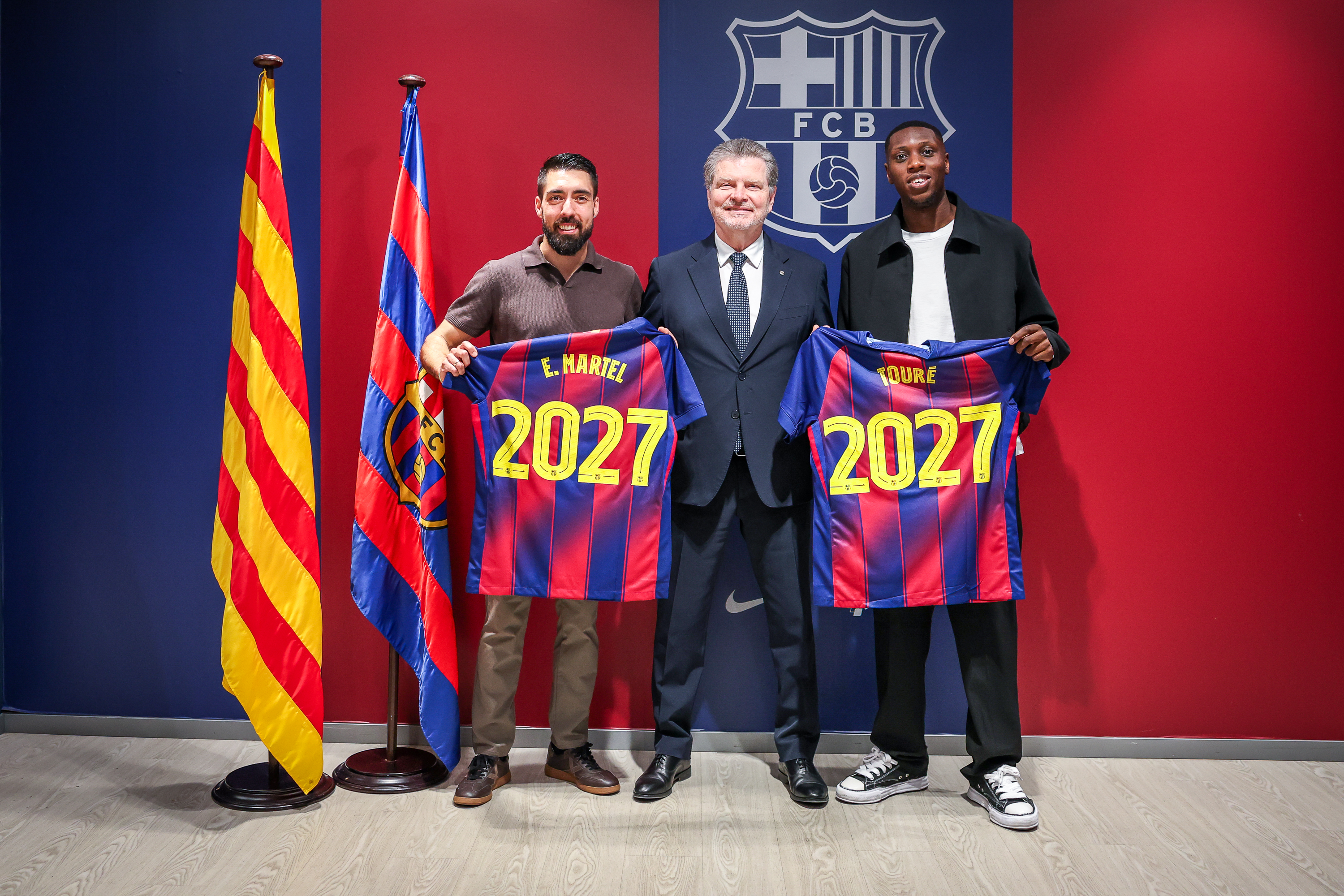 Eric Martel y Mamadou Touré rubrican su renovación