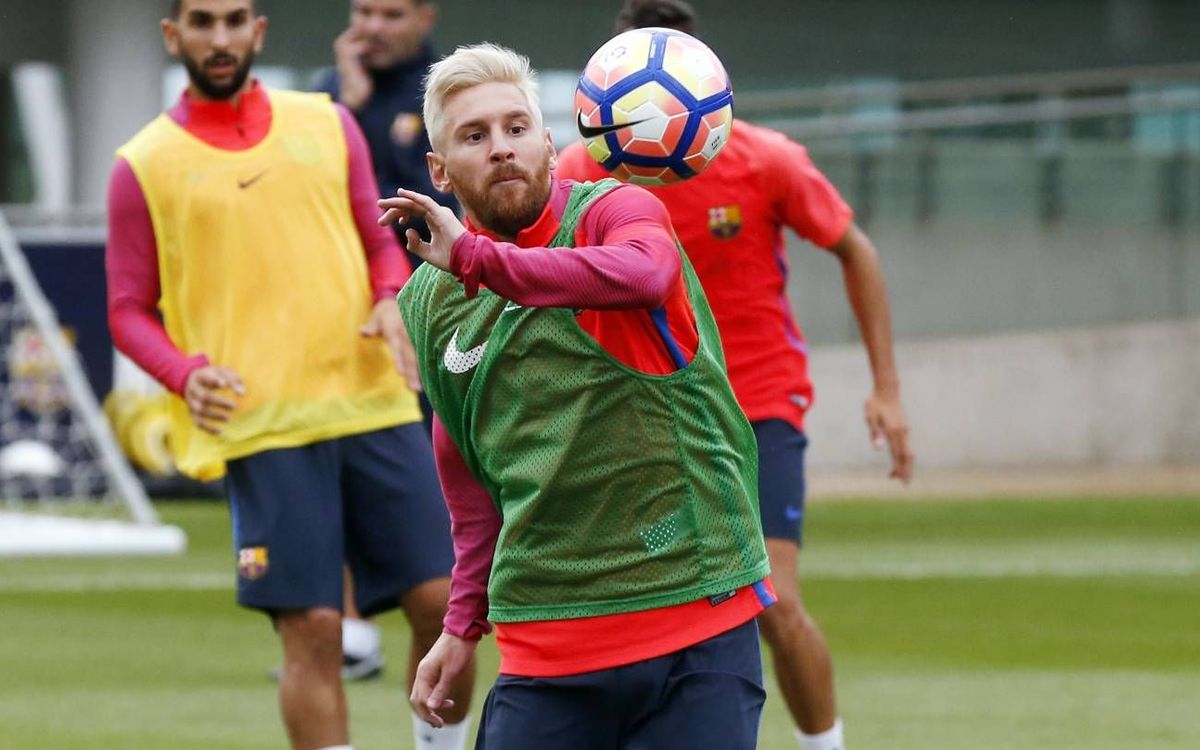 A day at the office with Lionel Messi