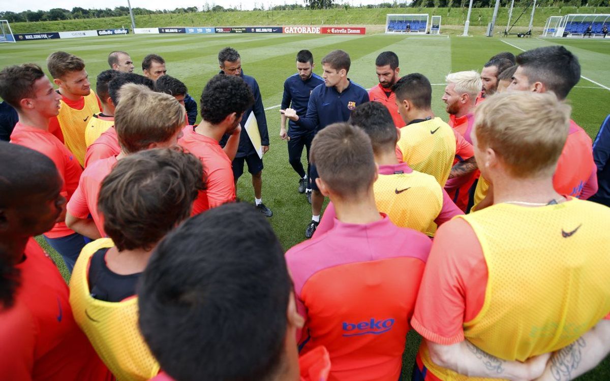 Day 3 of FC Barcelona's training camp in England, from the inside