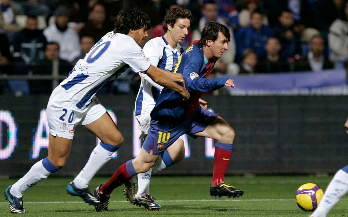 El último partido del Barça en Huelva