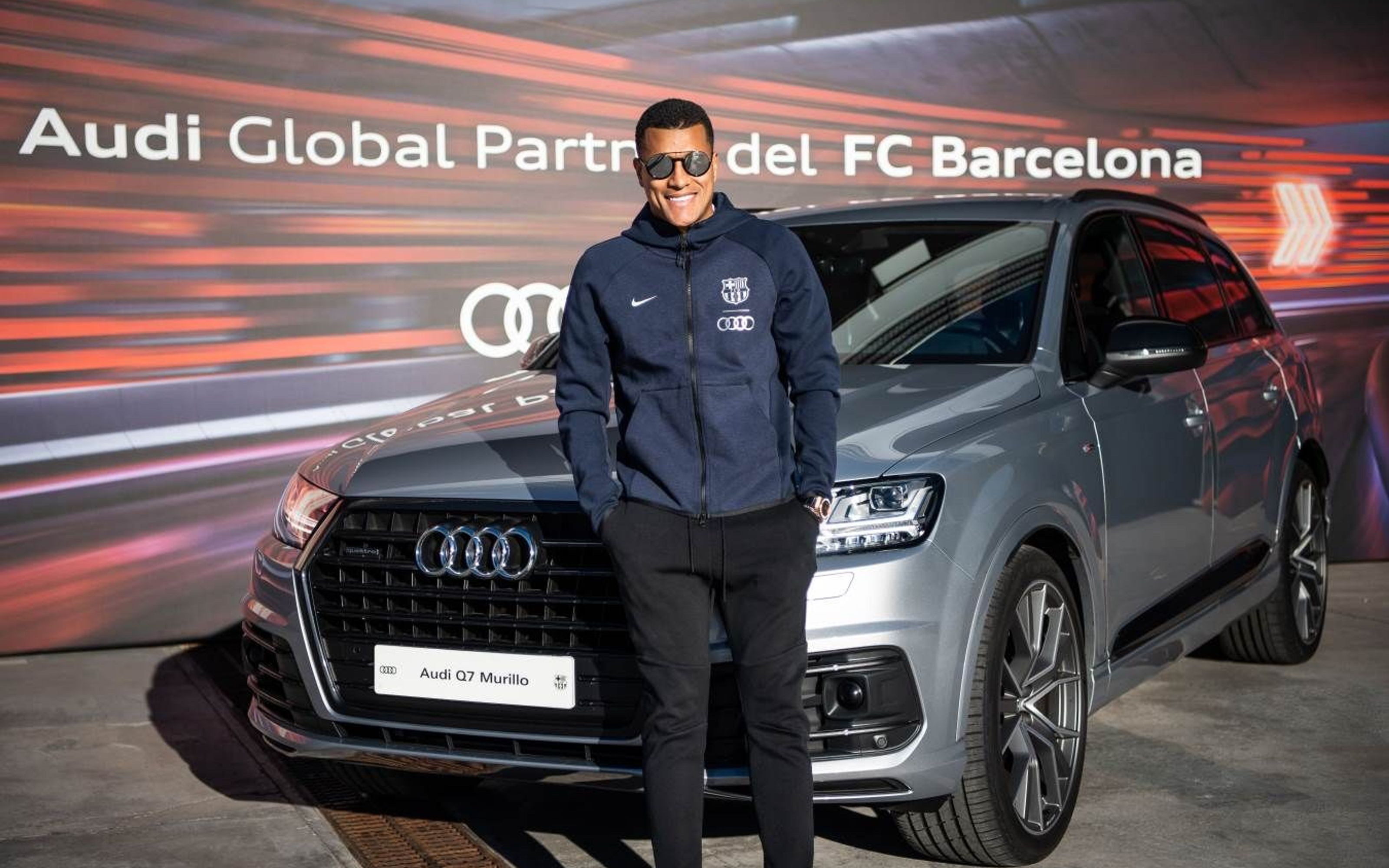 Barça stars receive their Audi cars