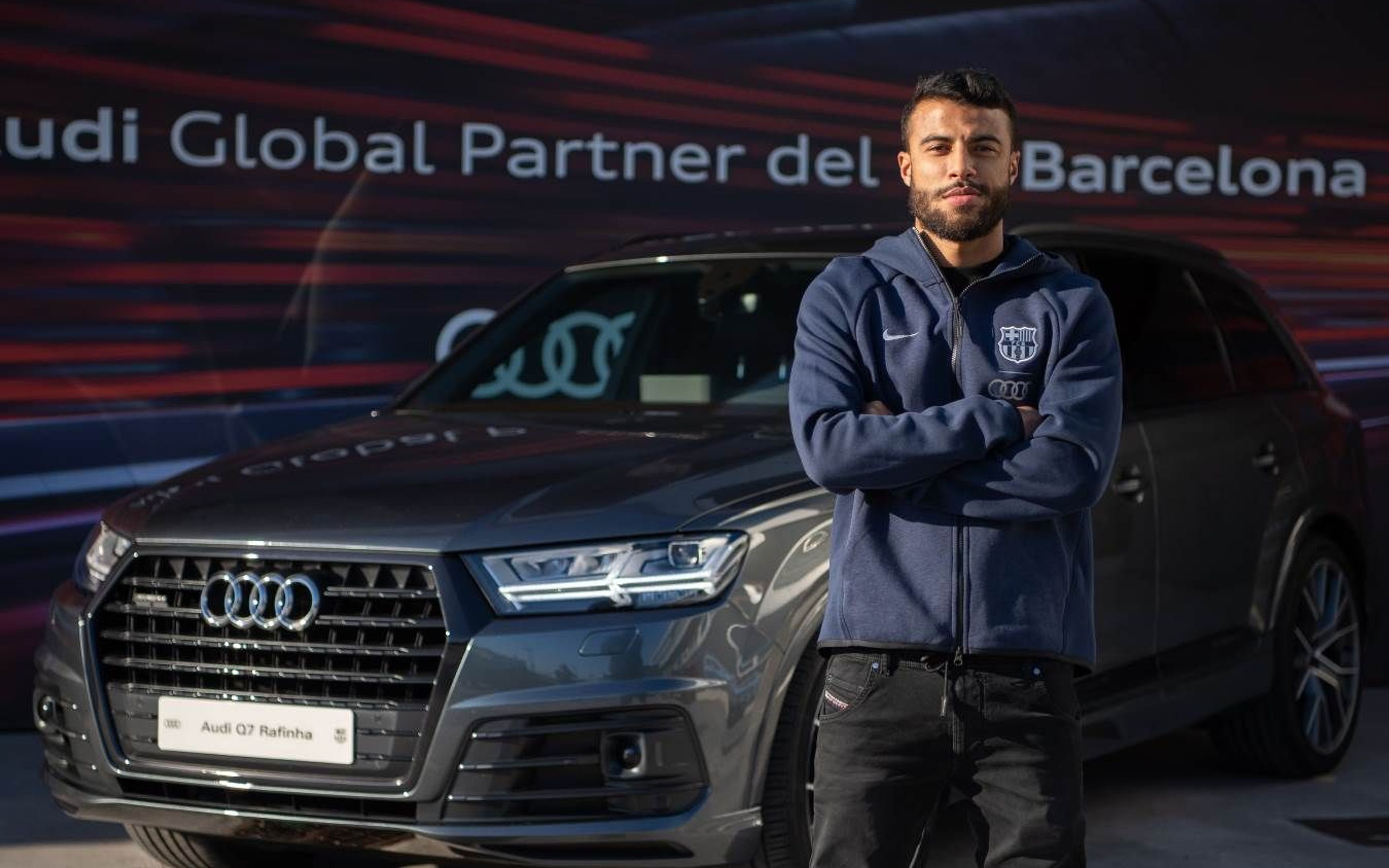 Barça stars receive their Audi cars