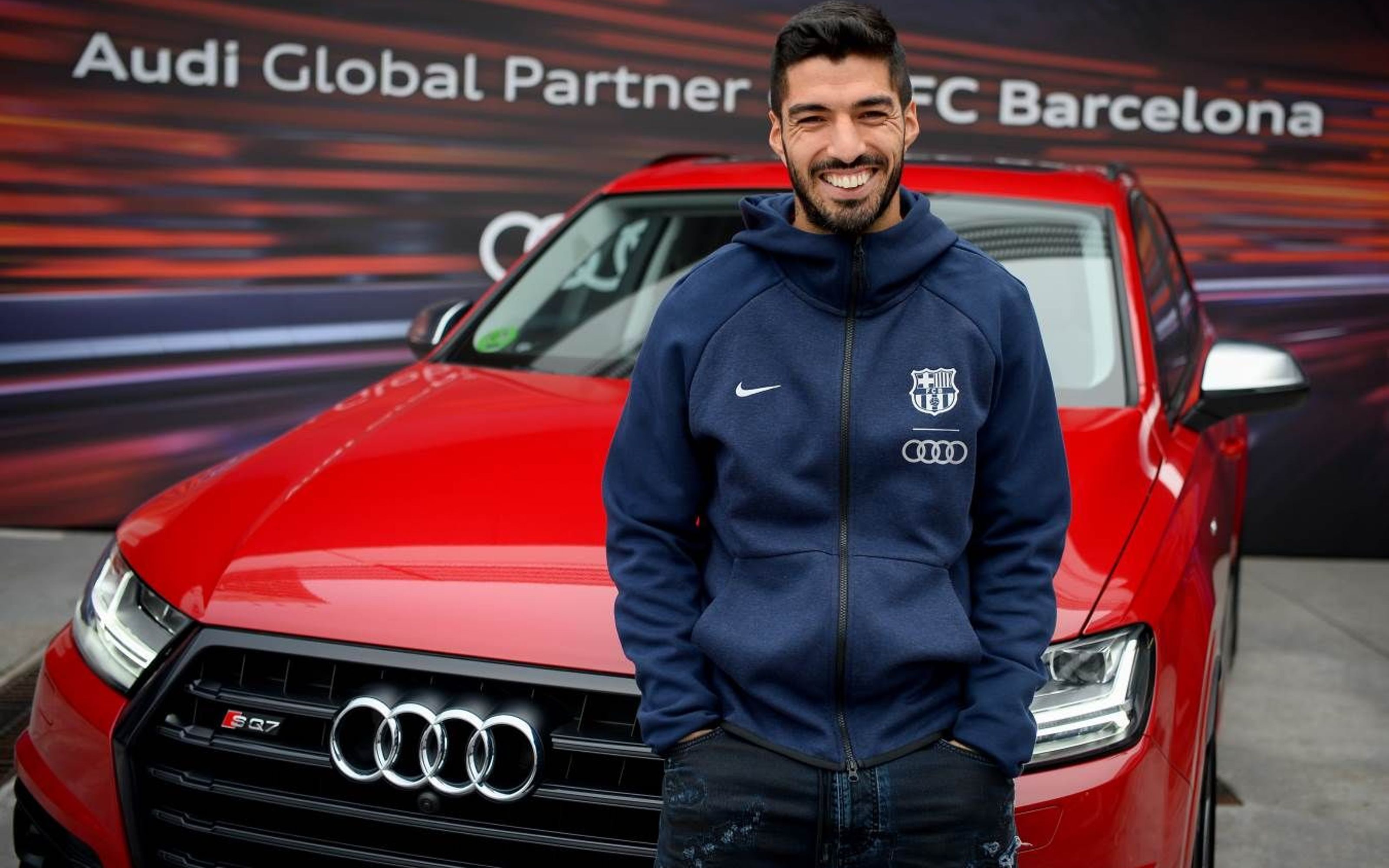 Barça stars receive their Audi cars