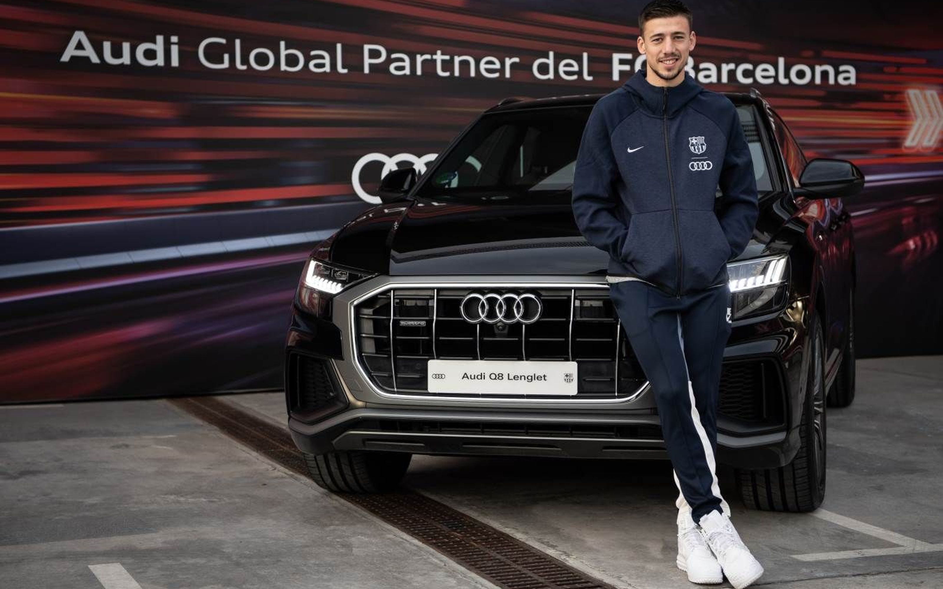 Barça stars receive their Audi cars