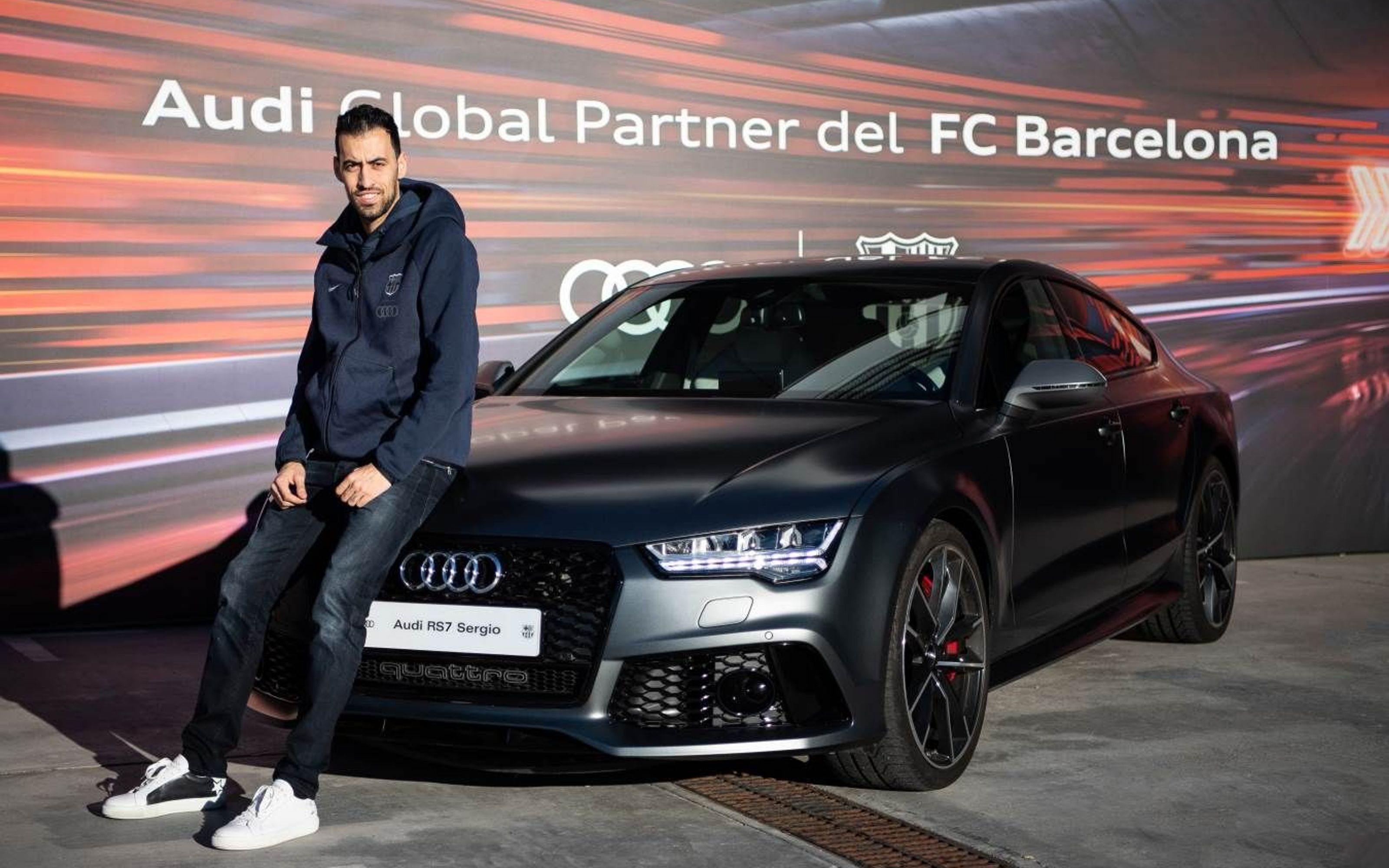 Barça stars receive their Audi cars
