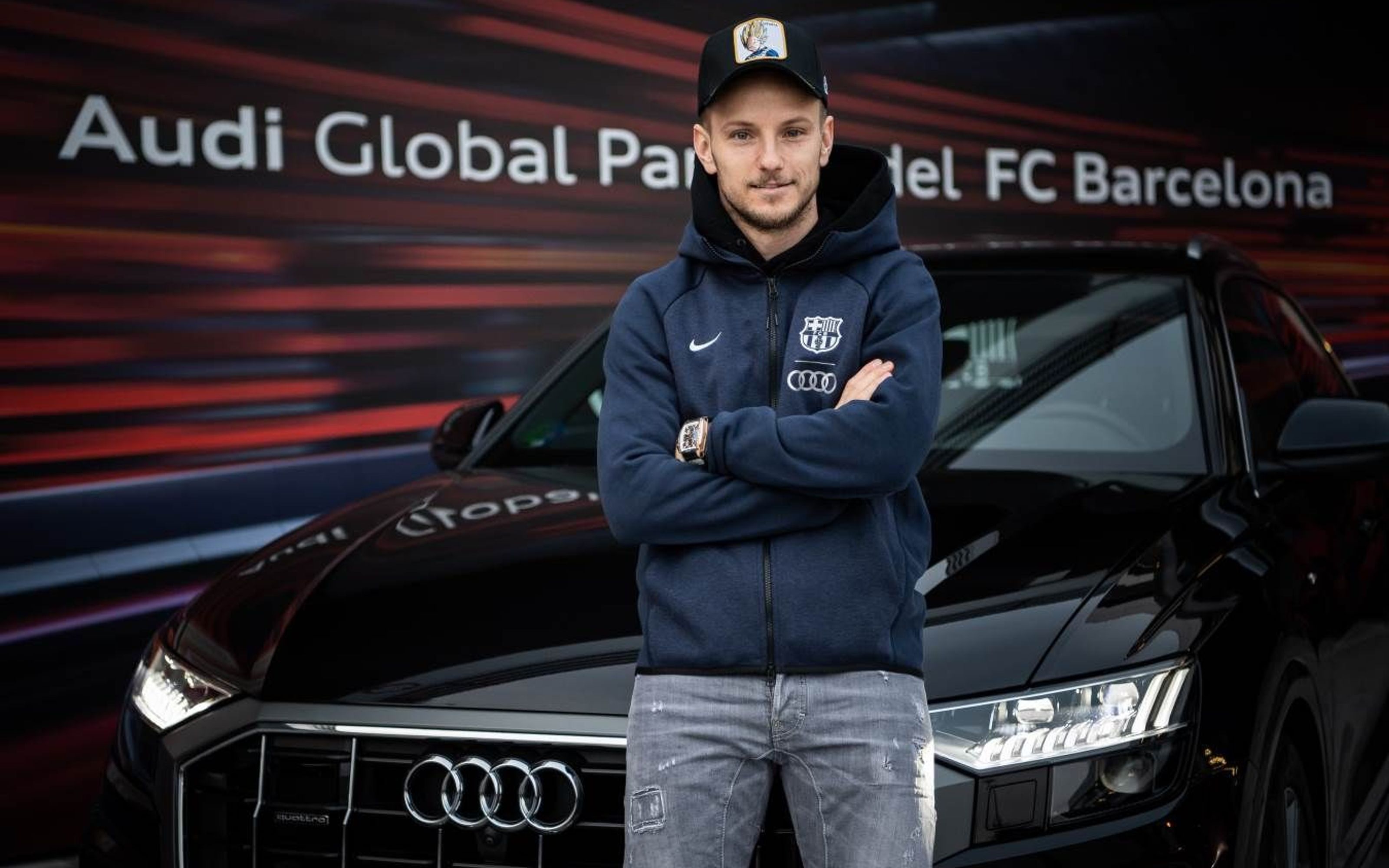 Barça stars receive their Audi cars