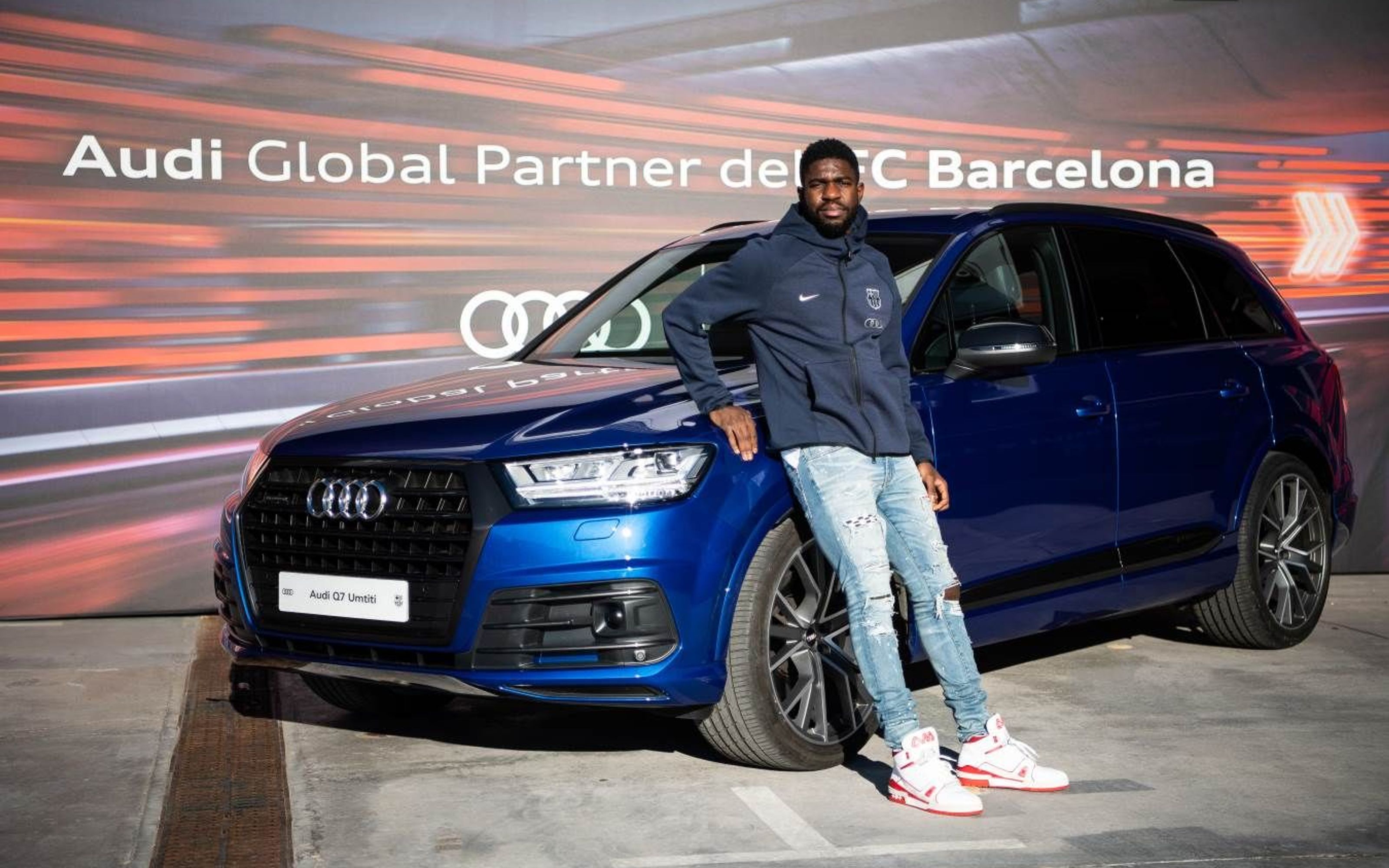 Barça stars receive their Audi cars